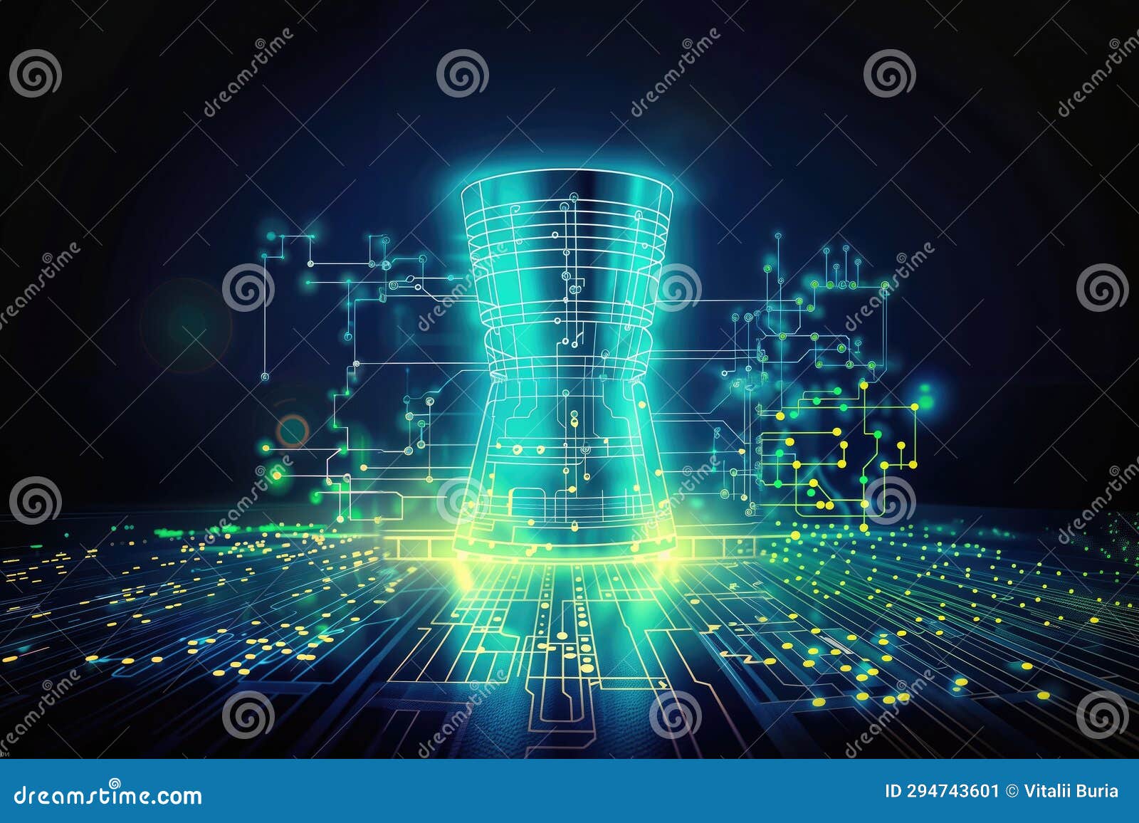 Digital Visualization of a Visually Appealing Nuclear Power Plant with ...