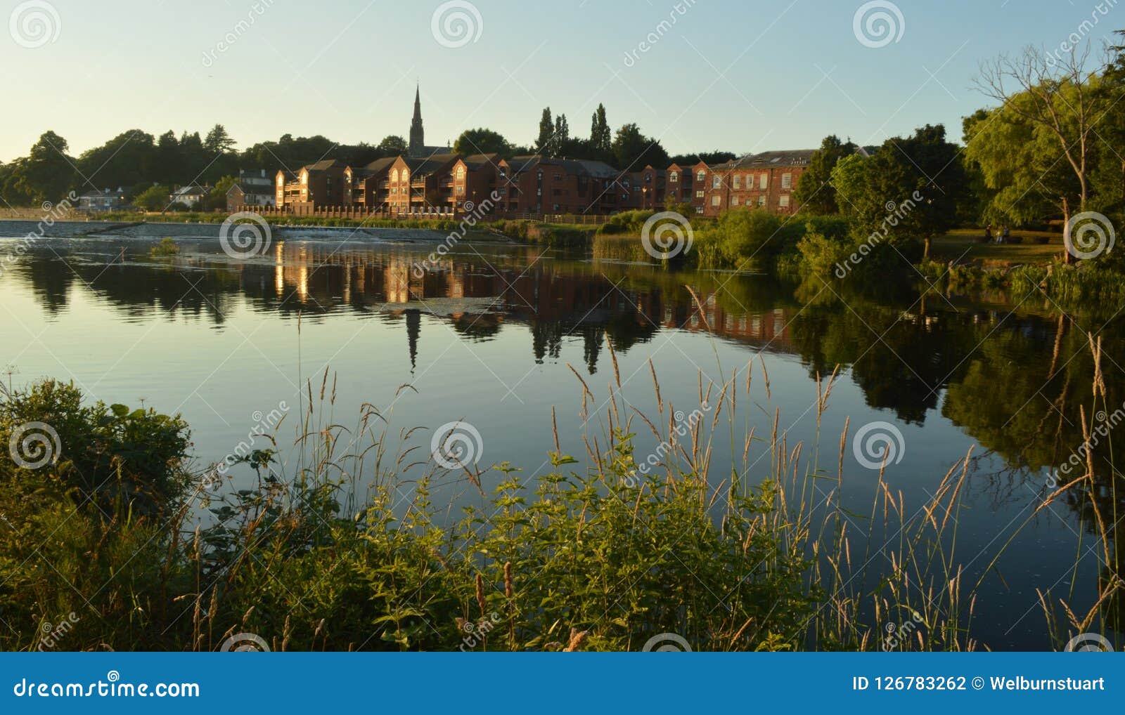 Exeter quay stock photo. Image of town, landscape, sunset - 126783262