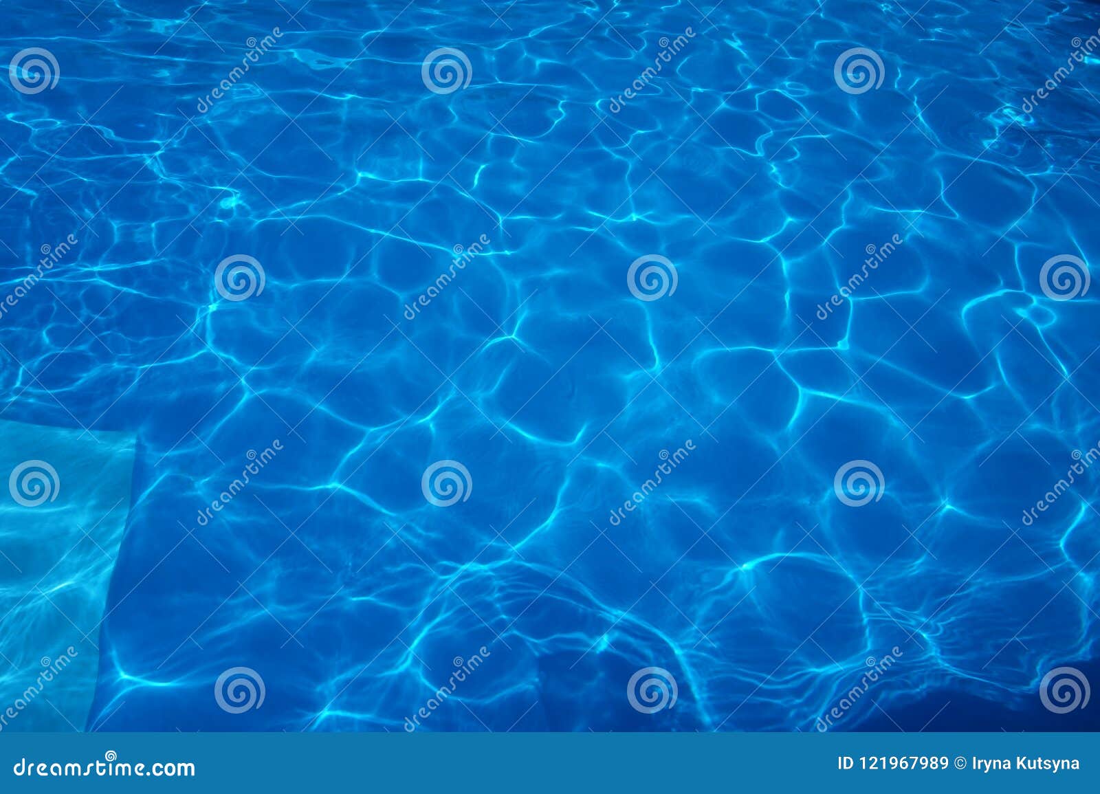The Reflections of the Sun in the Swimming Pool Stock Image - Image of ...