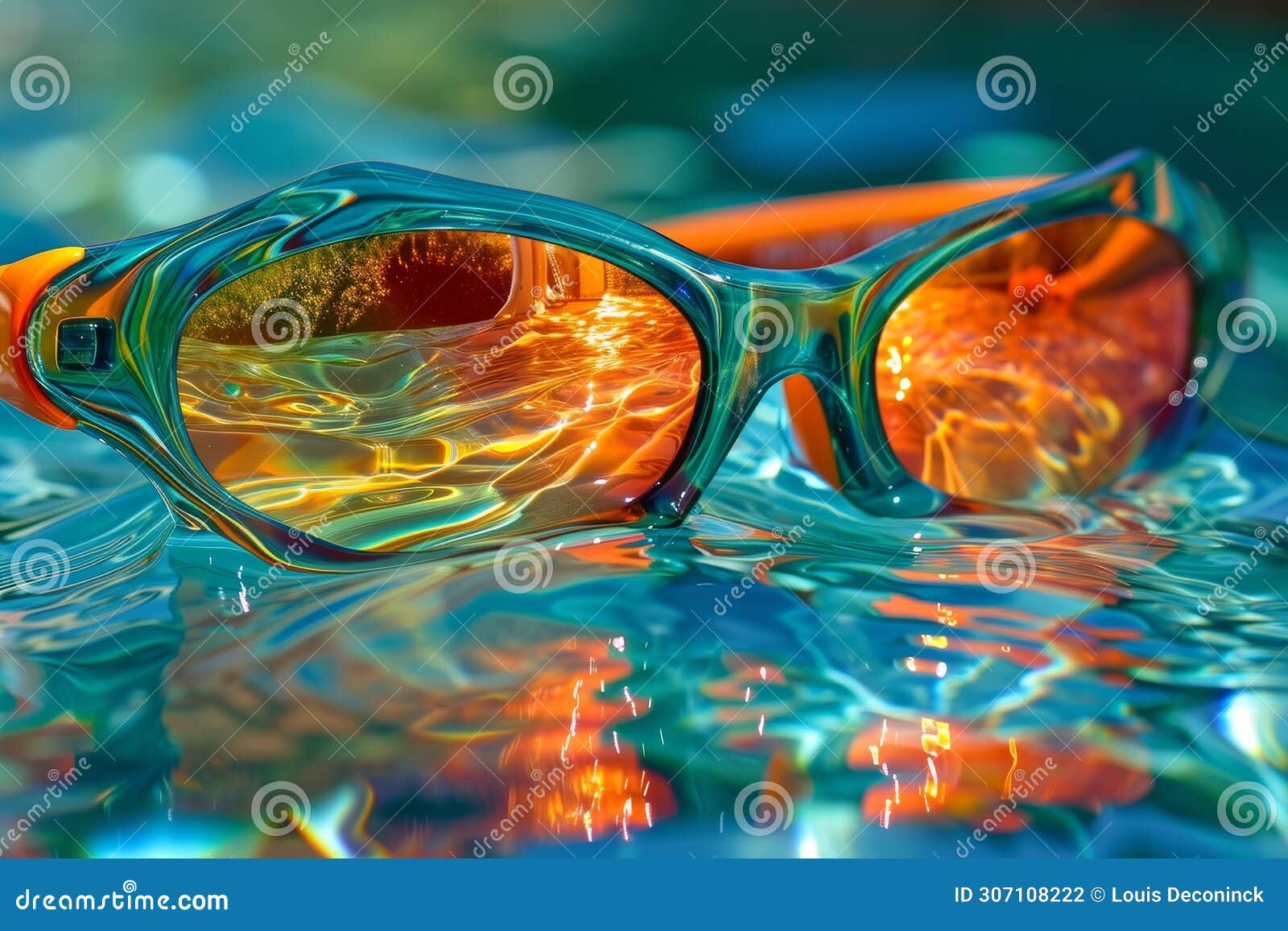 Reflections in Sunglasses stock illustration. Illustration of ...