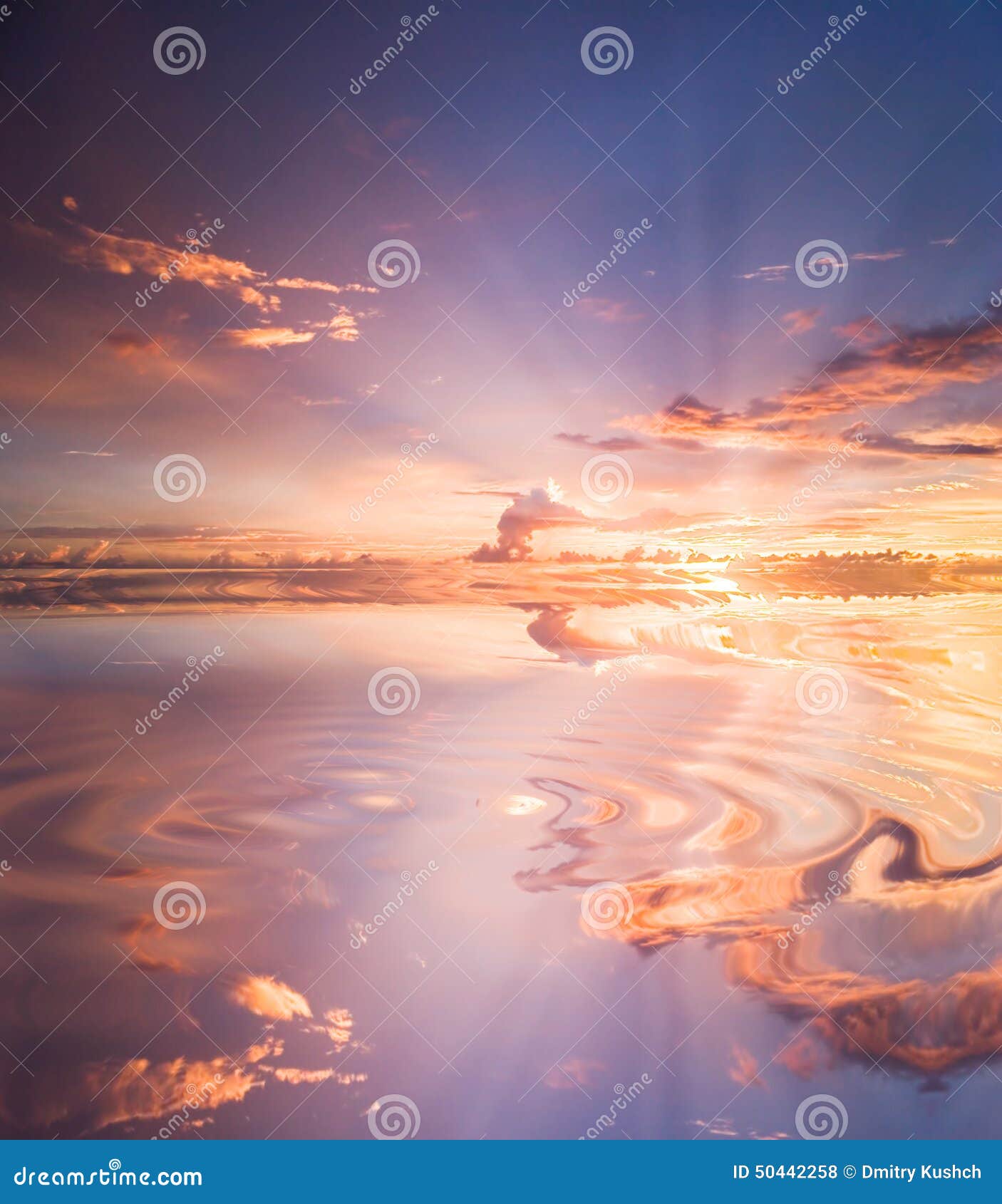 Reflections of sunset stock photo. Image of reflection - 50442258