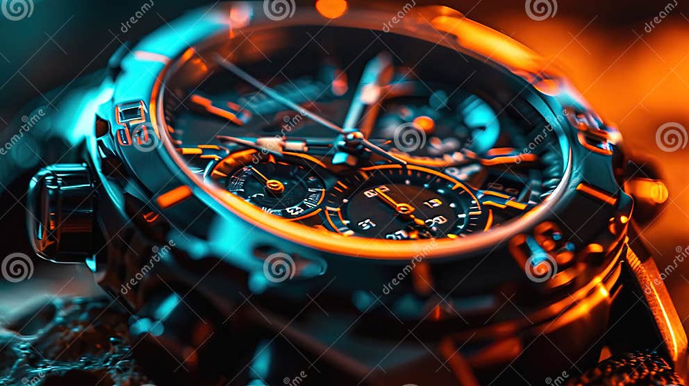Reflections of Time stock illustration. Illustration of disc - 302255762
