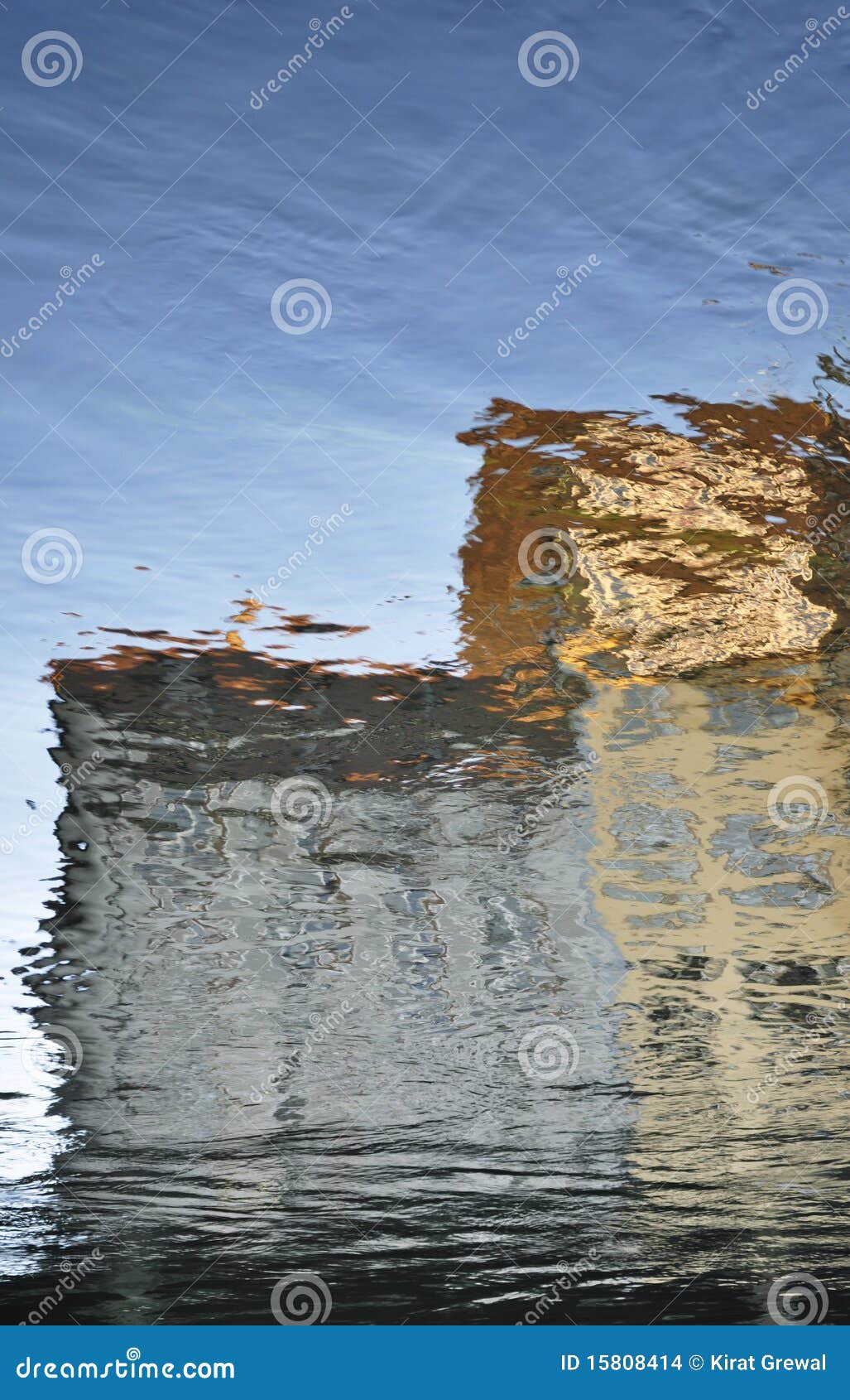 Reflections in the Water stock photo. Image of canal - 15808414