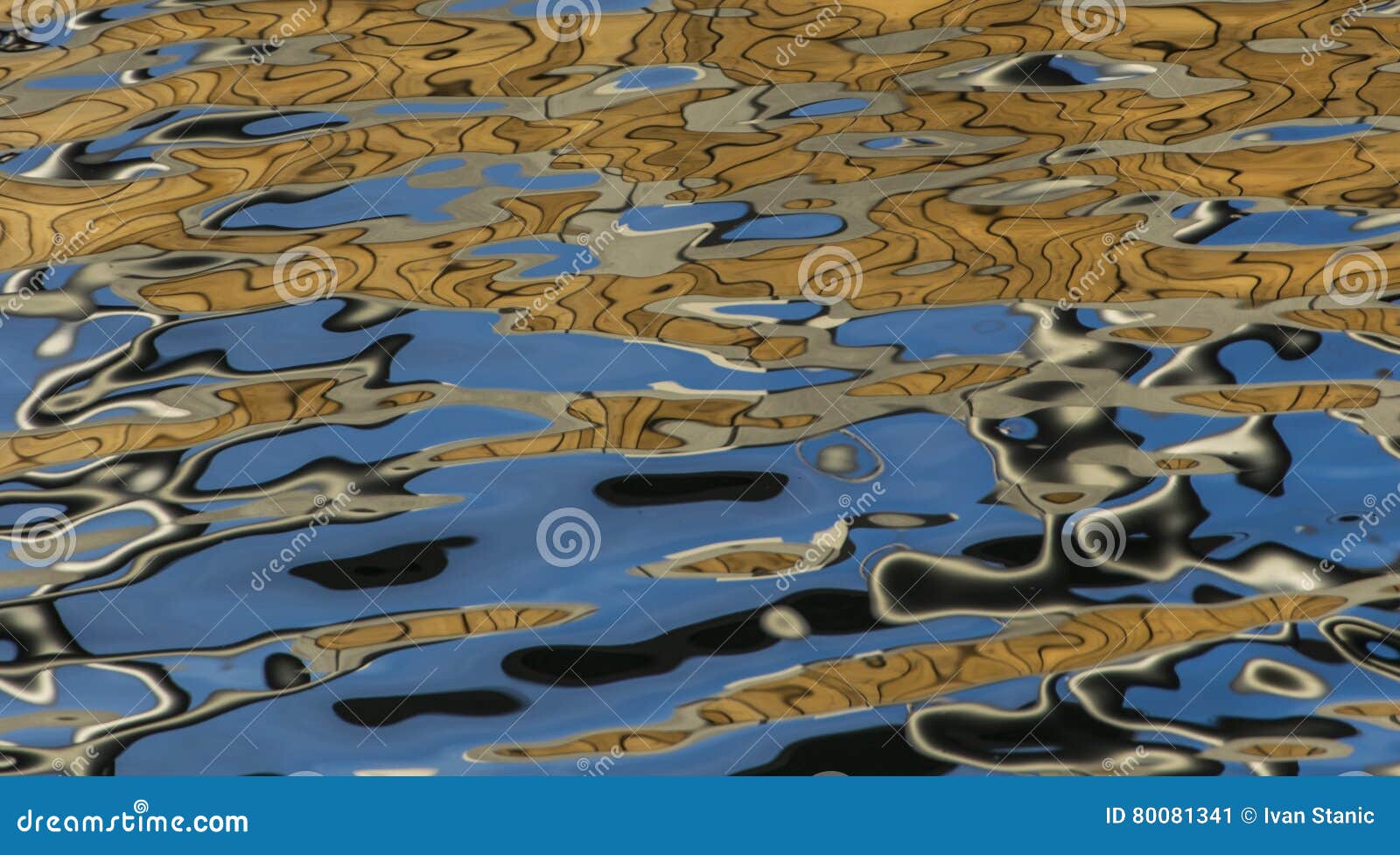 Reflections on the Water Surface 1 Stock Image - Image of wallpaper ...