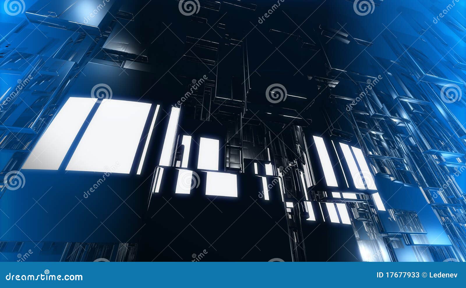 Reflective Boxes Background Stock Illustration - Illustration of ...