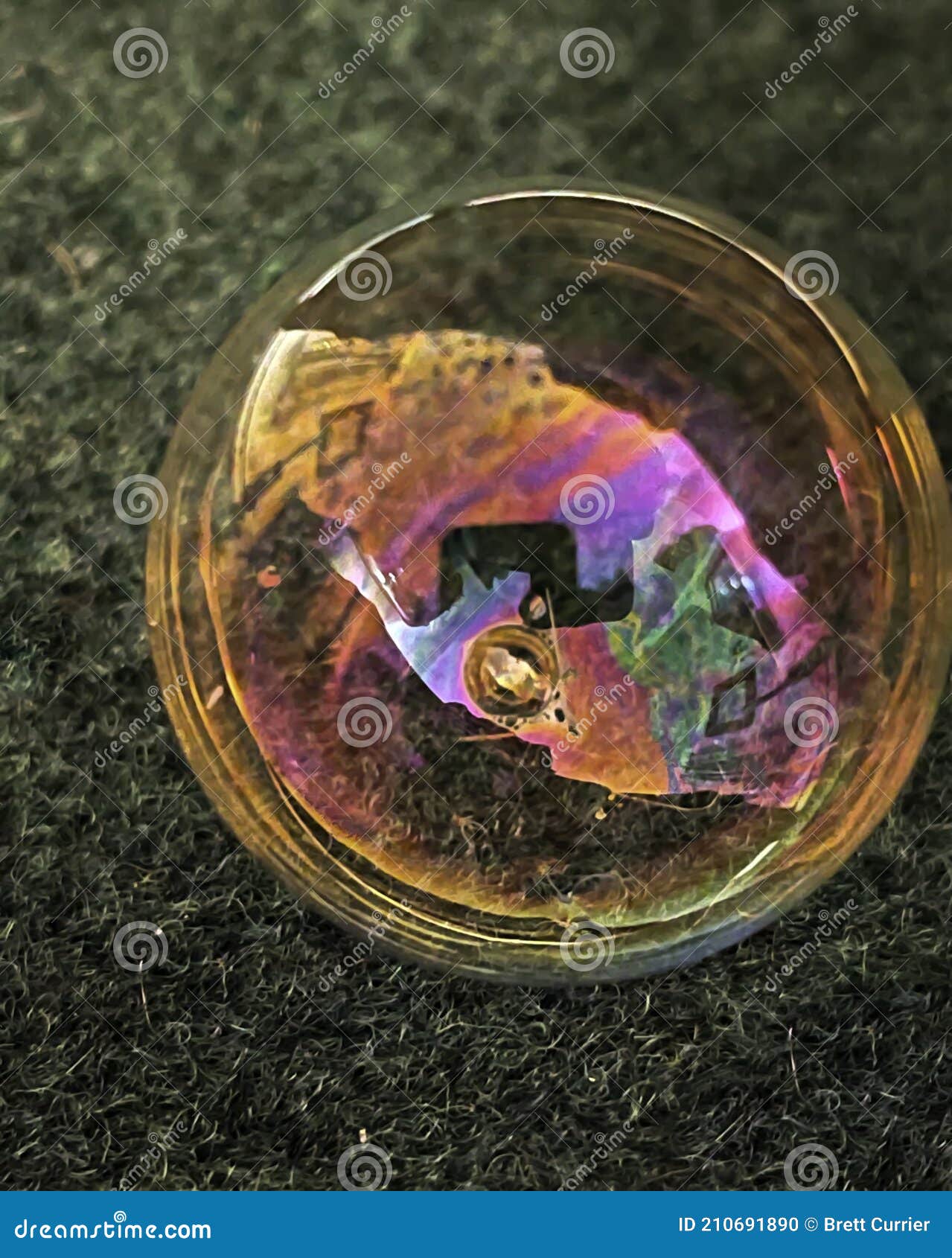 Reflective bubble stock photo. Image of room, reflecting - 210691890