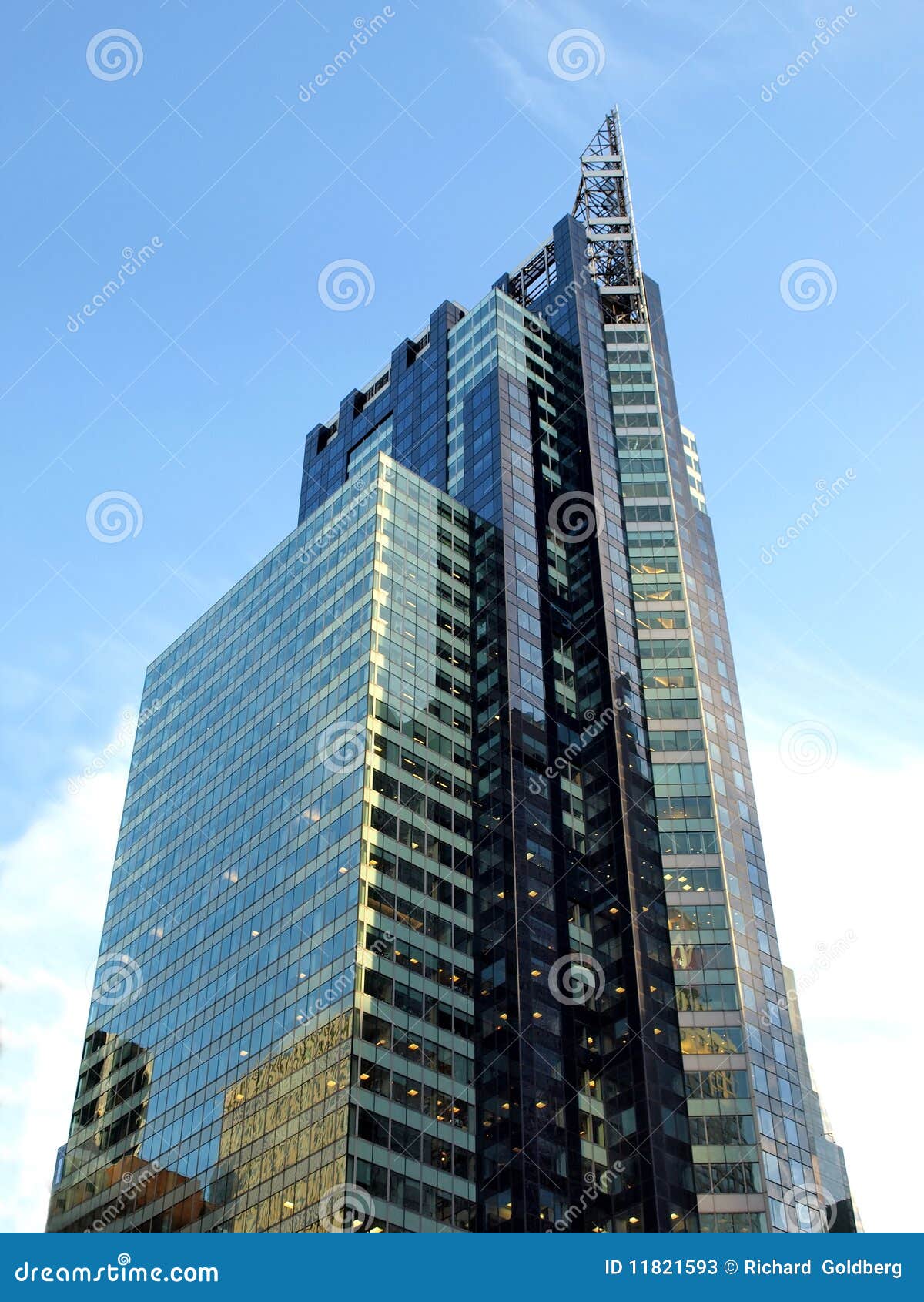 Reflective Building stock image. Image of clouds, executive - 11821593