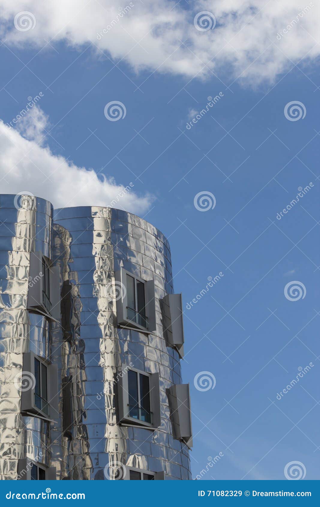 Reflective building. stock image. Image of abstract, reflection - 71082329