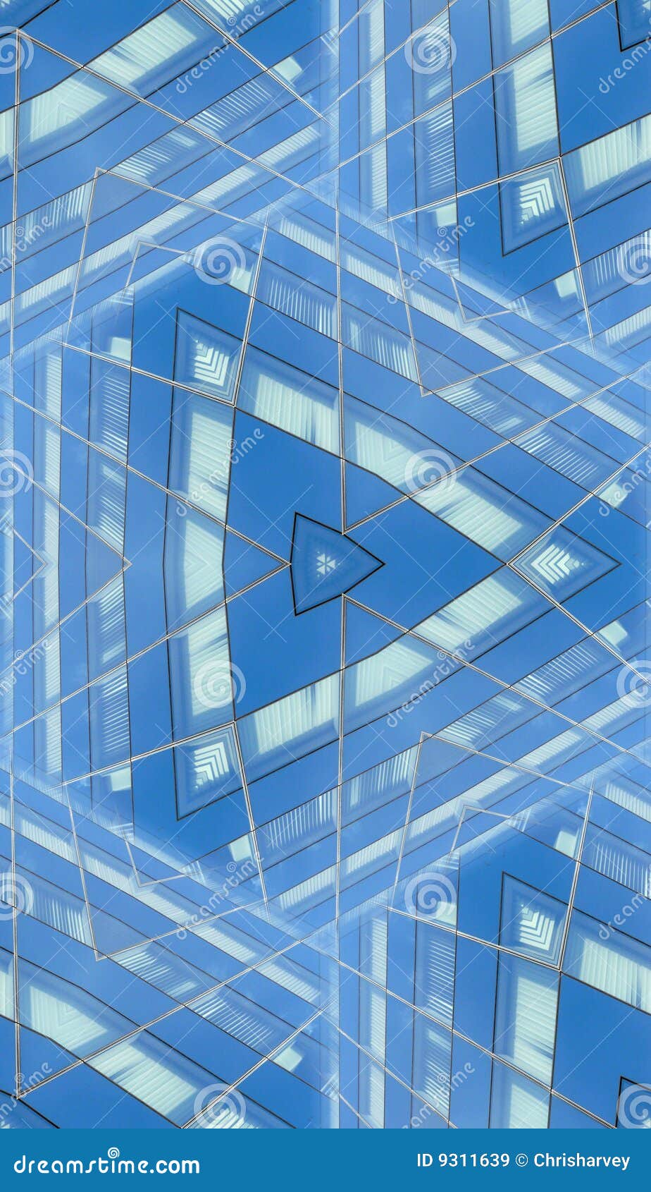 Reflective Building Seamless Pattern Stock Image - Image of windows ...