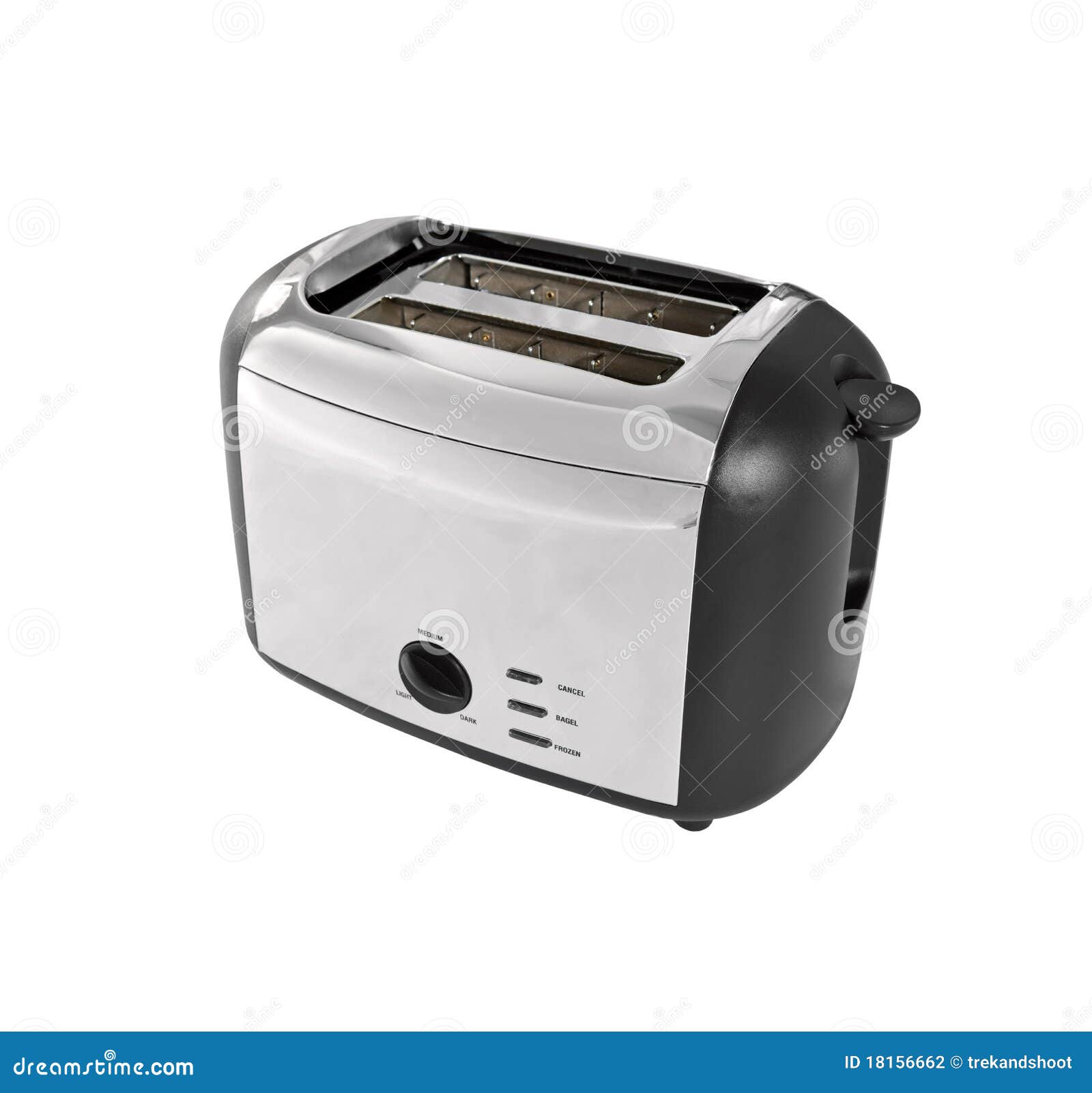 Reflective Chrome Toaster stock photo. Image of kitchen - 18156662