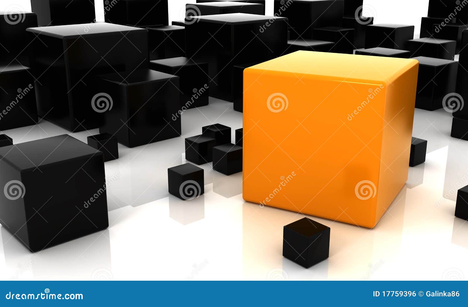 Reflective cubes stock illustration. Illustration of control - 17759396