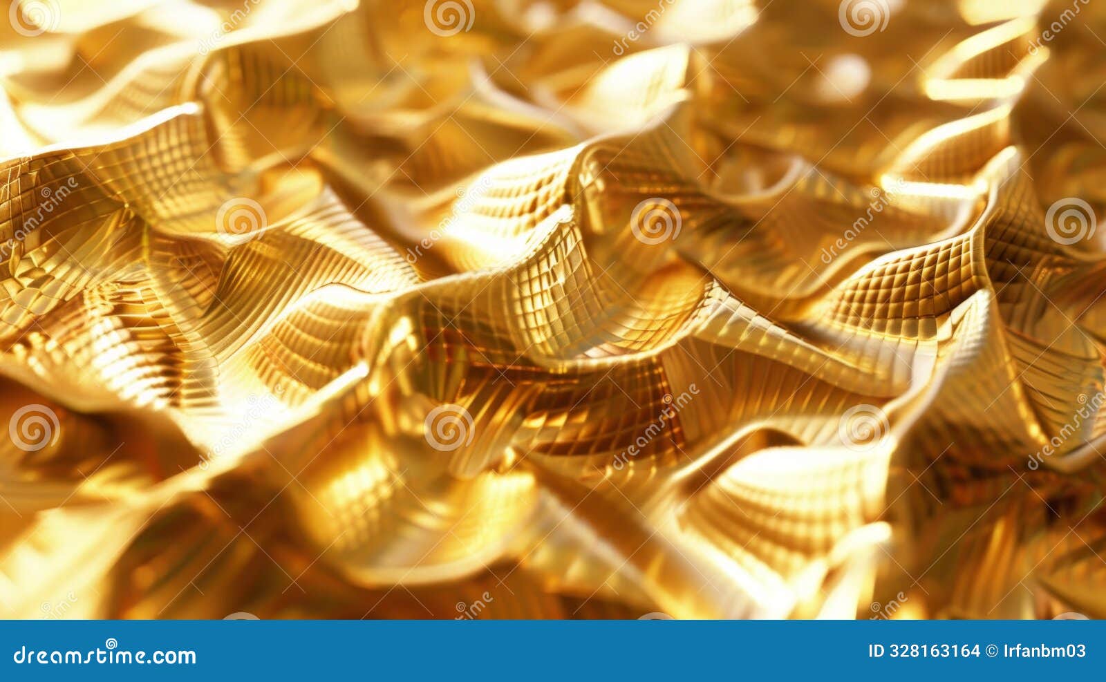 Reflective Gold Fabric Texture. Material Background For Design Projects ...