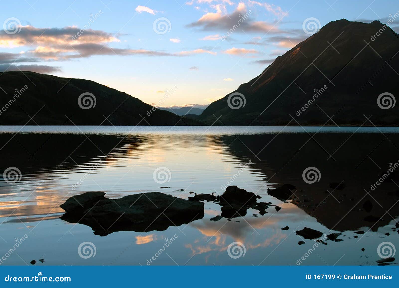 Reflective Lake stock image. Image of still, reflective - 167199