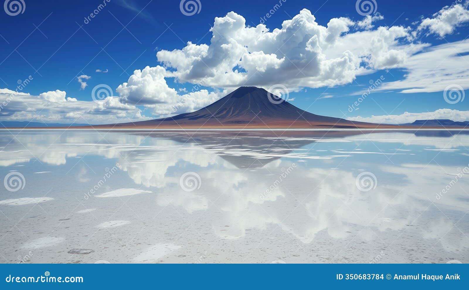 Landscape Of Salar De Uyuni Salt Flat, Bolivia Royalty-Free Illustration | CartoonDealer.com ...