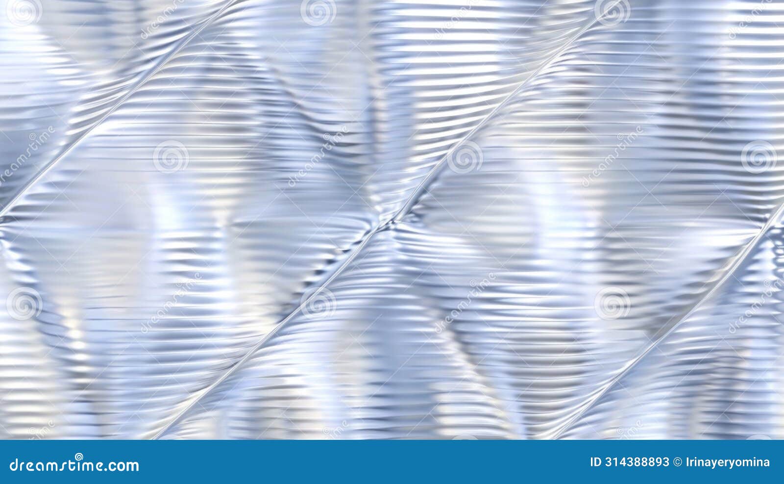 Reflective Rippled Glass Surface with Light Play Stock Illustration ...