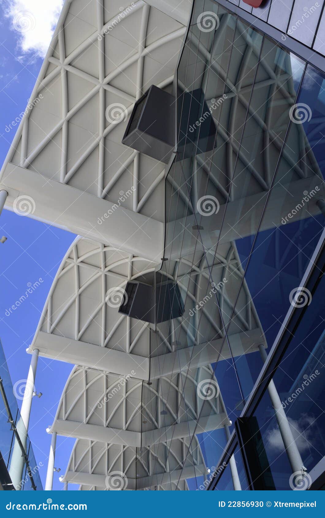 Reflective Roof stock photo. Image of reflection, pipes - 22856930