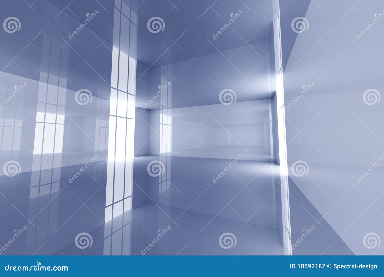 Reflective Room stock illustration. Illustration of wall - 10592182