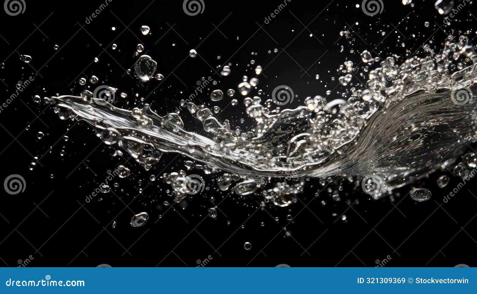 Reflective Silver Glitter Falling Stock Illustration - Illustration of ...