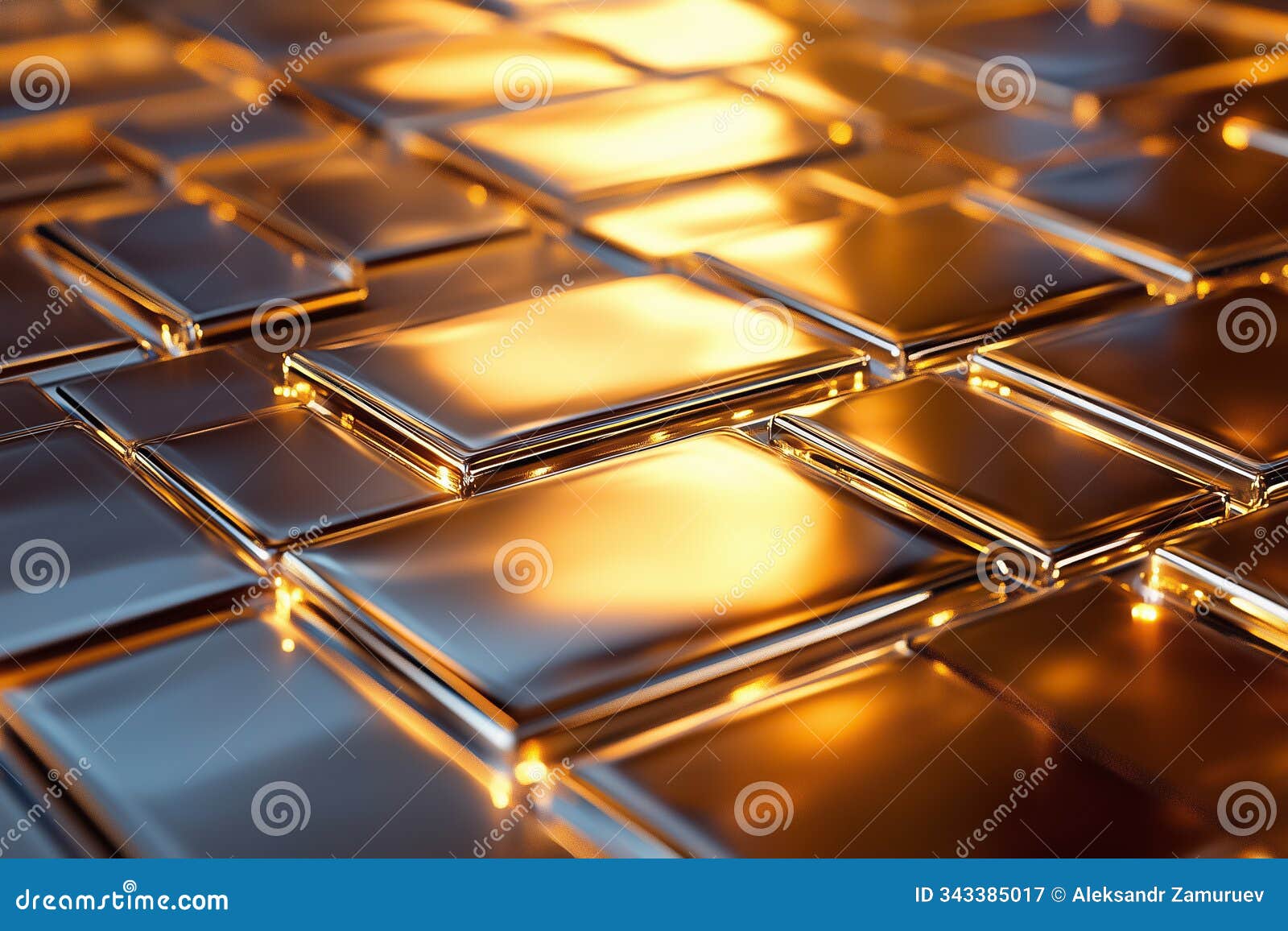 Reflective Solar Panel Surfaces Capture and Scatter Warm Sunlight ...