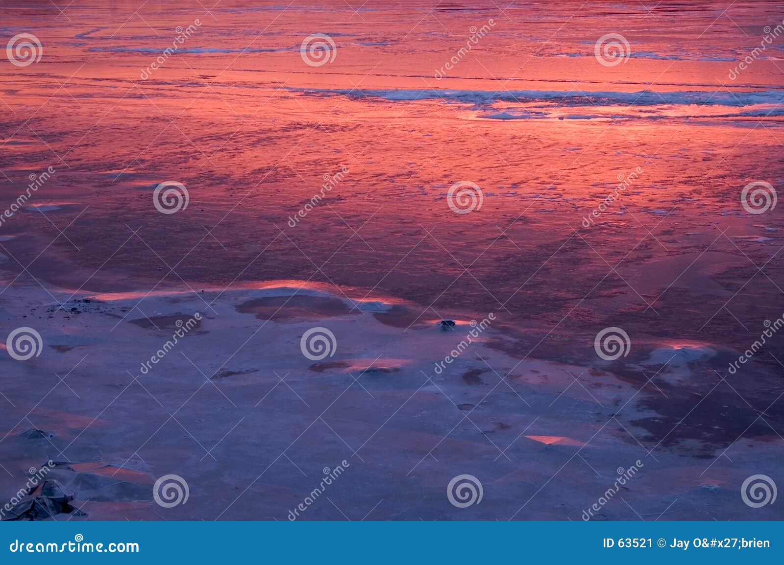Reflective sunrise stock image. Image of seasonal, river - 63521
