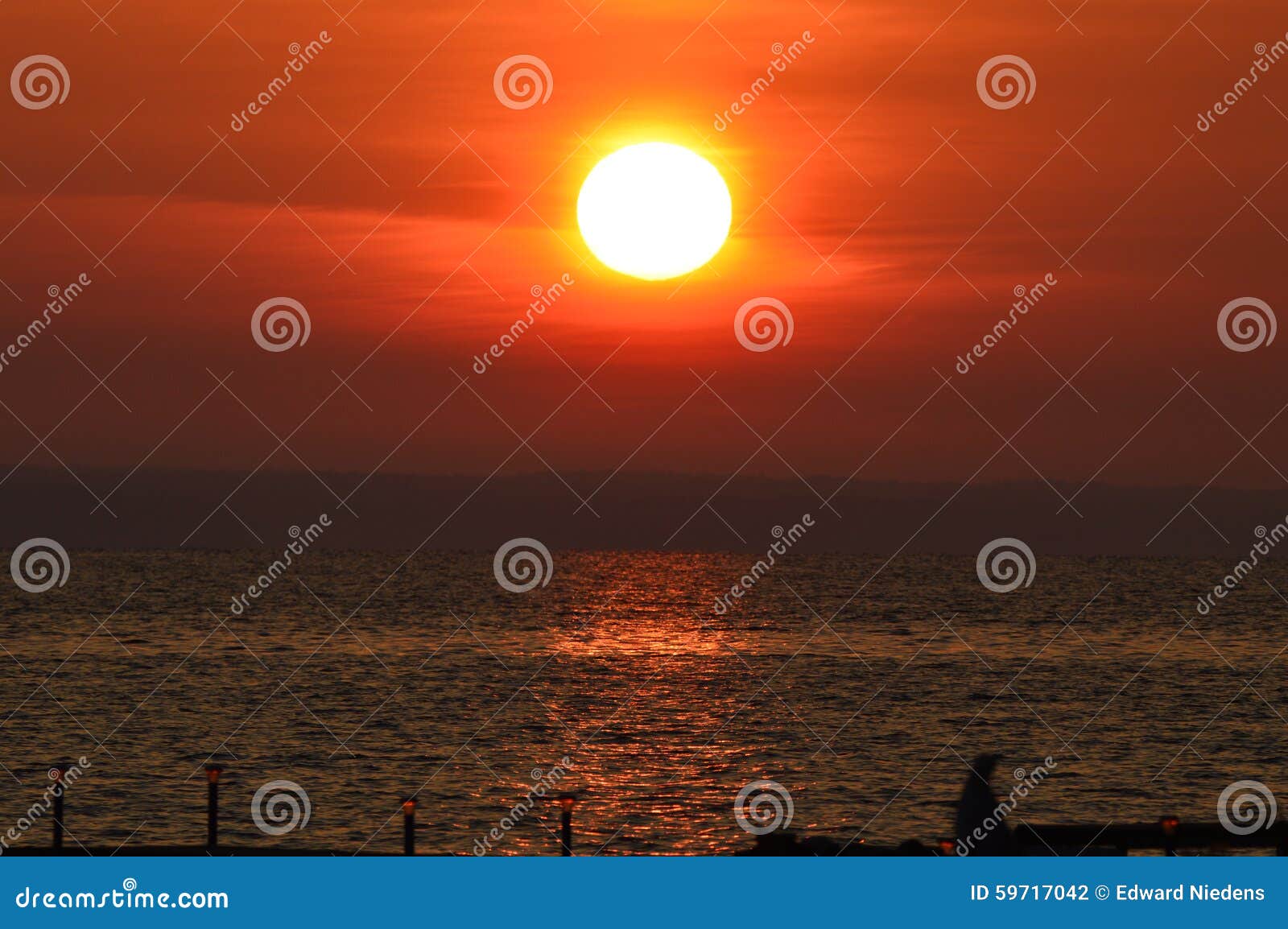 Reflective Sunrise stock photo. Image of oneida, orange - 59717042