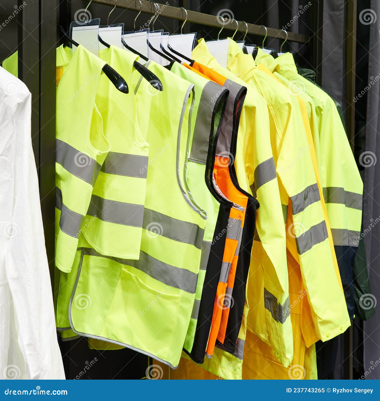 Reflective Vests for Road and Construction Worker Stock Image - Image ...