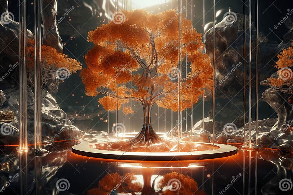 Reflective Visuals Illustrating the Impact of Stock Illustration ...