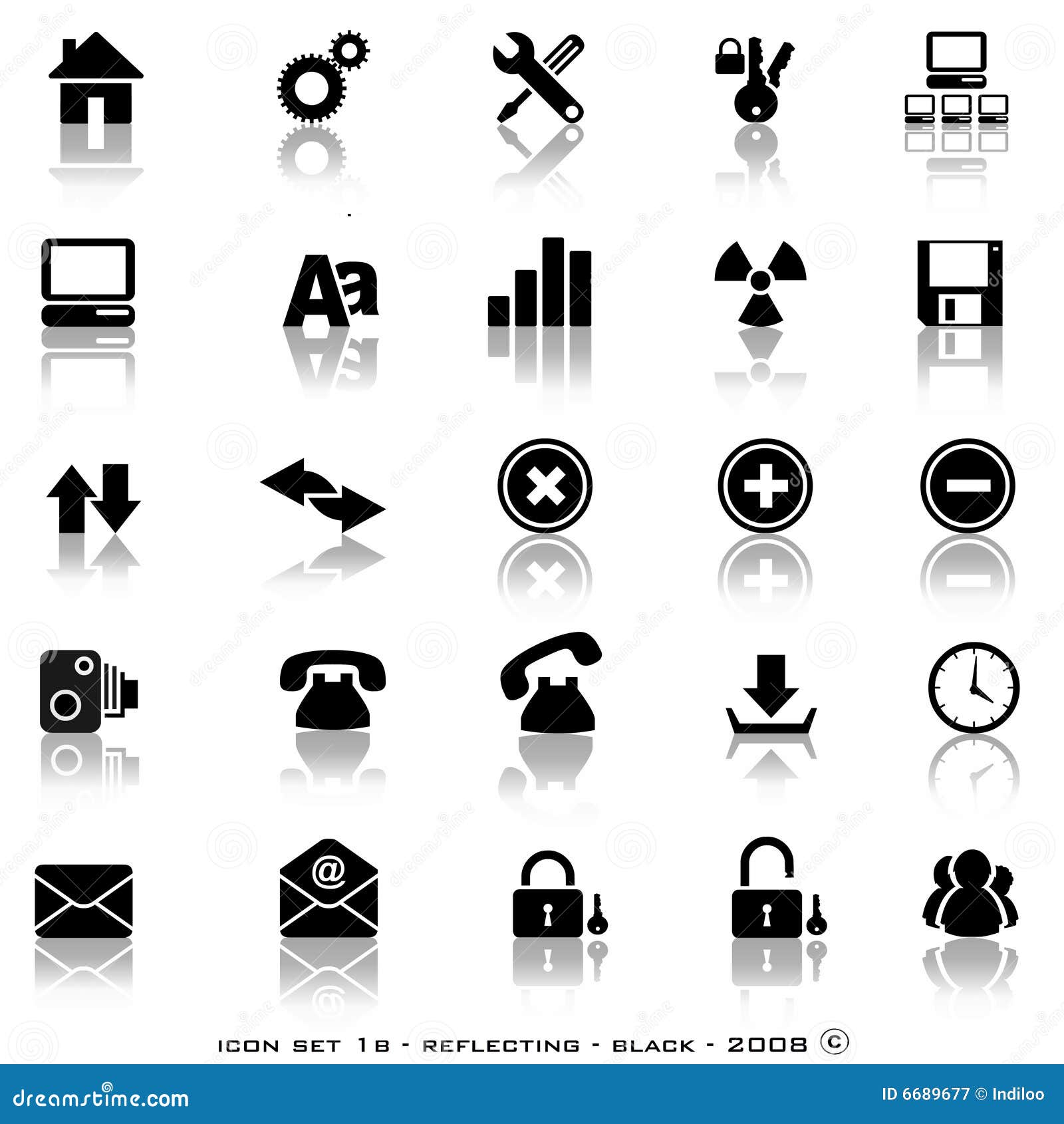 Reflective Web Buttons editorial photography. Illustration of system ...