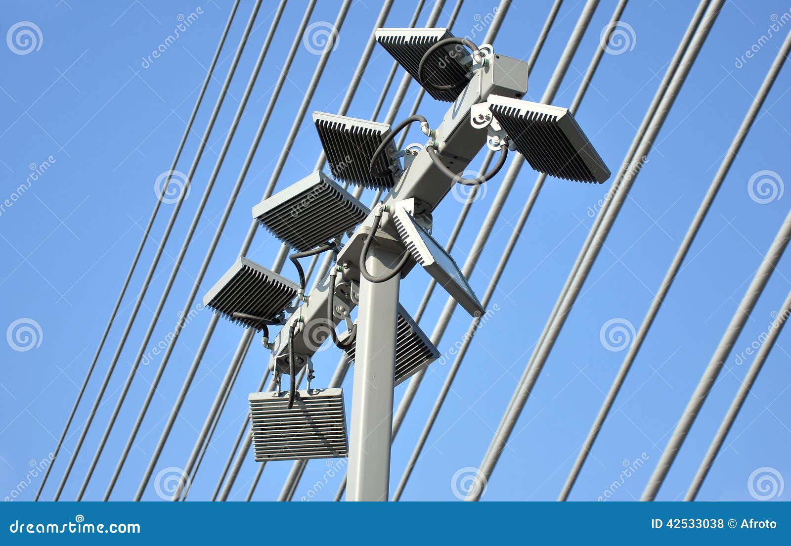 Reflectors stock photo. Image of high, outdoor, system - 42533038