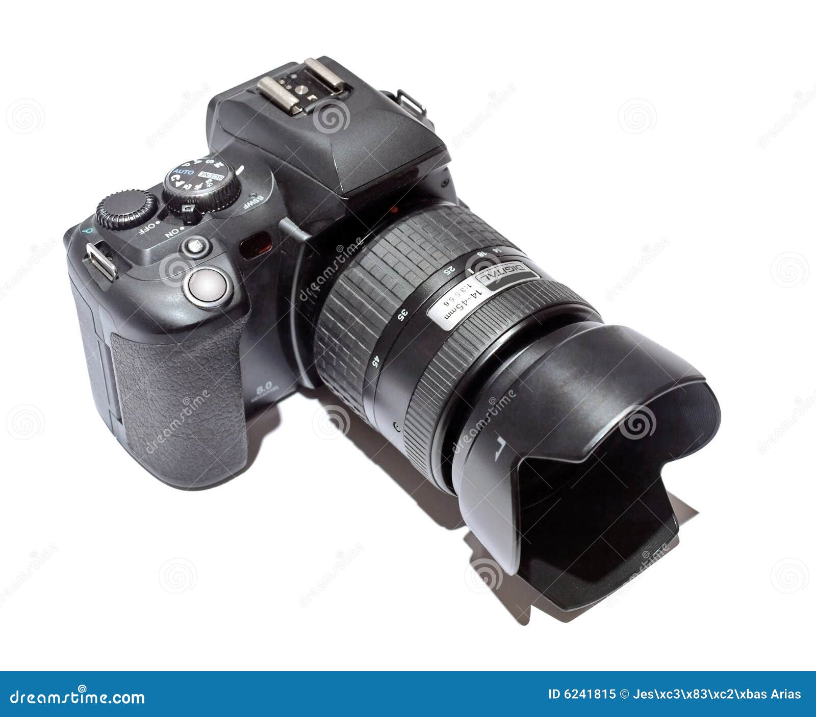 Reflex digital camera stock image. Image of zoom, pixels - 6241815