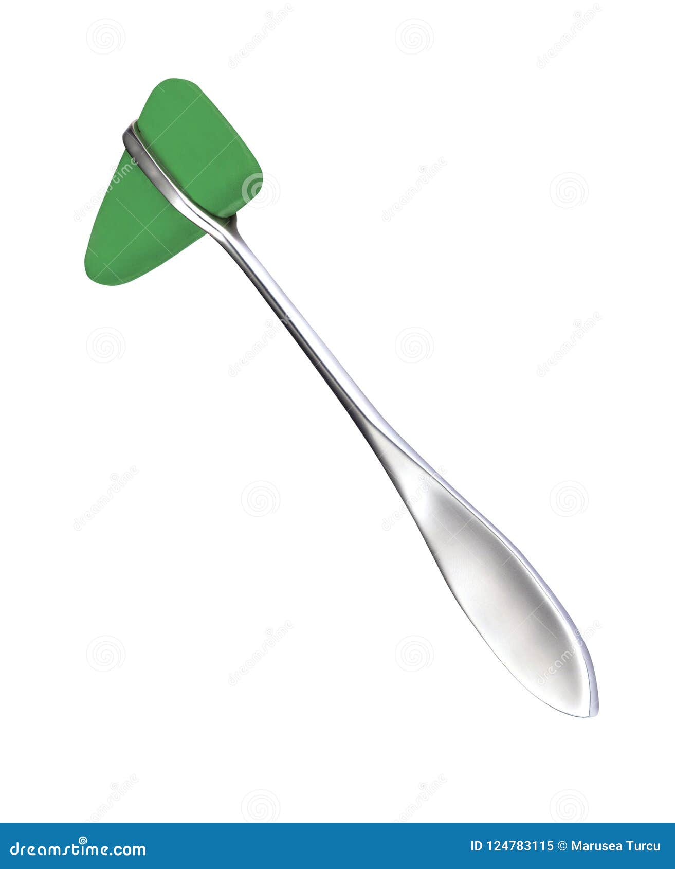 Reflex Hammer Isolated on White Stock Image - Image of shot, life ...