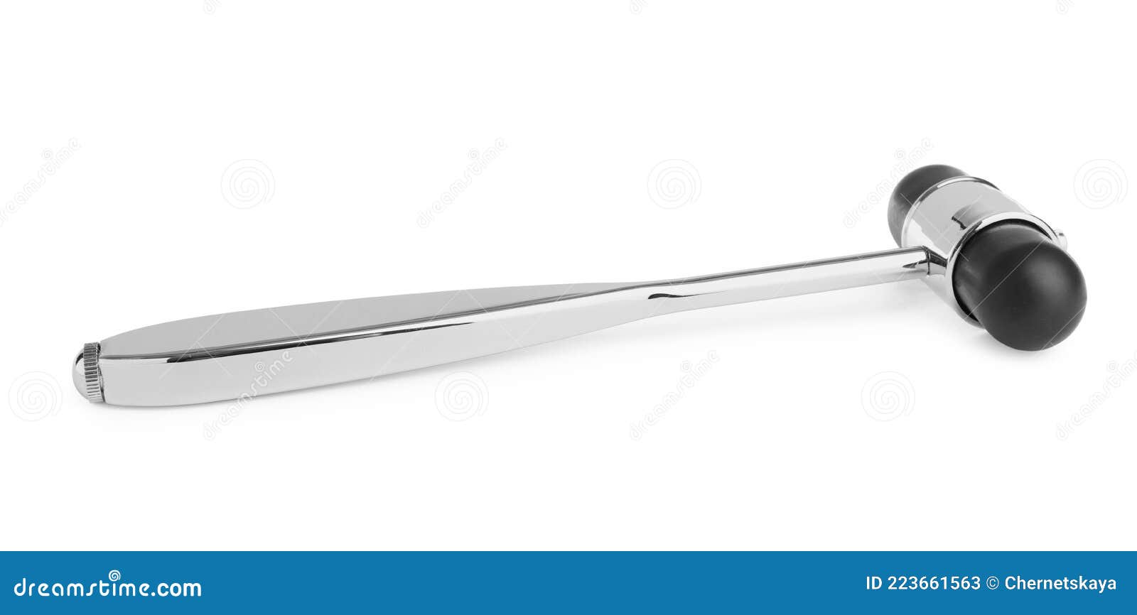 Reflex Hammer on White. Nervous System Diagnostic Stock Image - Image ...