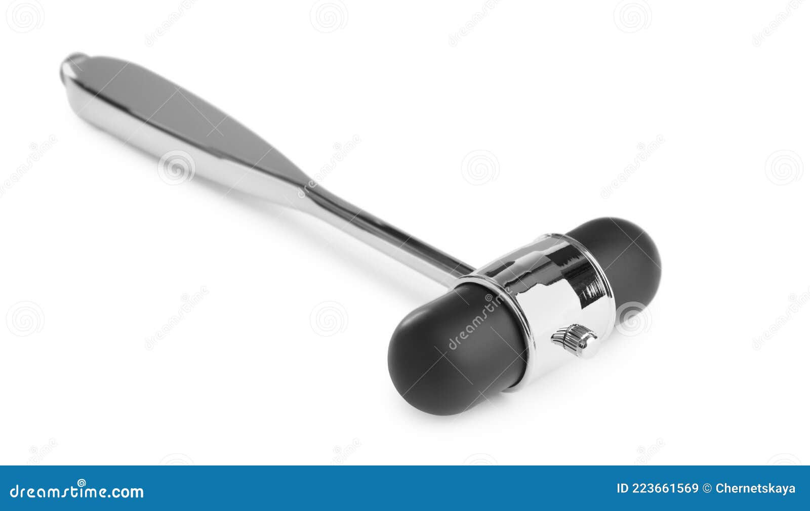 Reflex Hammer on White. Nervous System Diagnostic Stock Image - Image ...