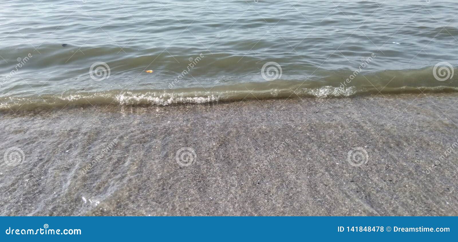 The Reflux of Water at Beach of Sea Process Stock Photo - Image of ...