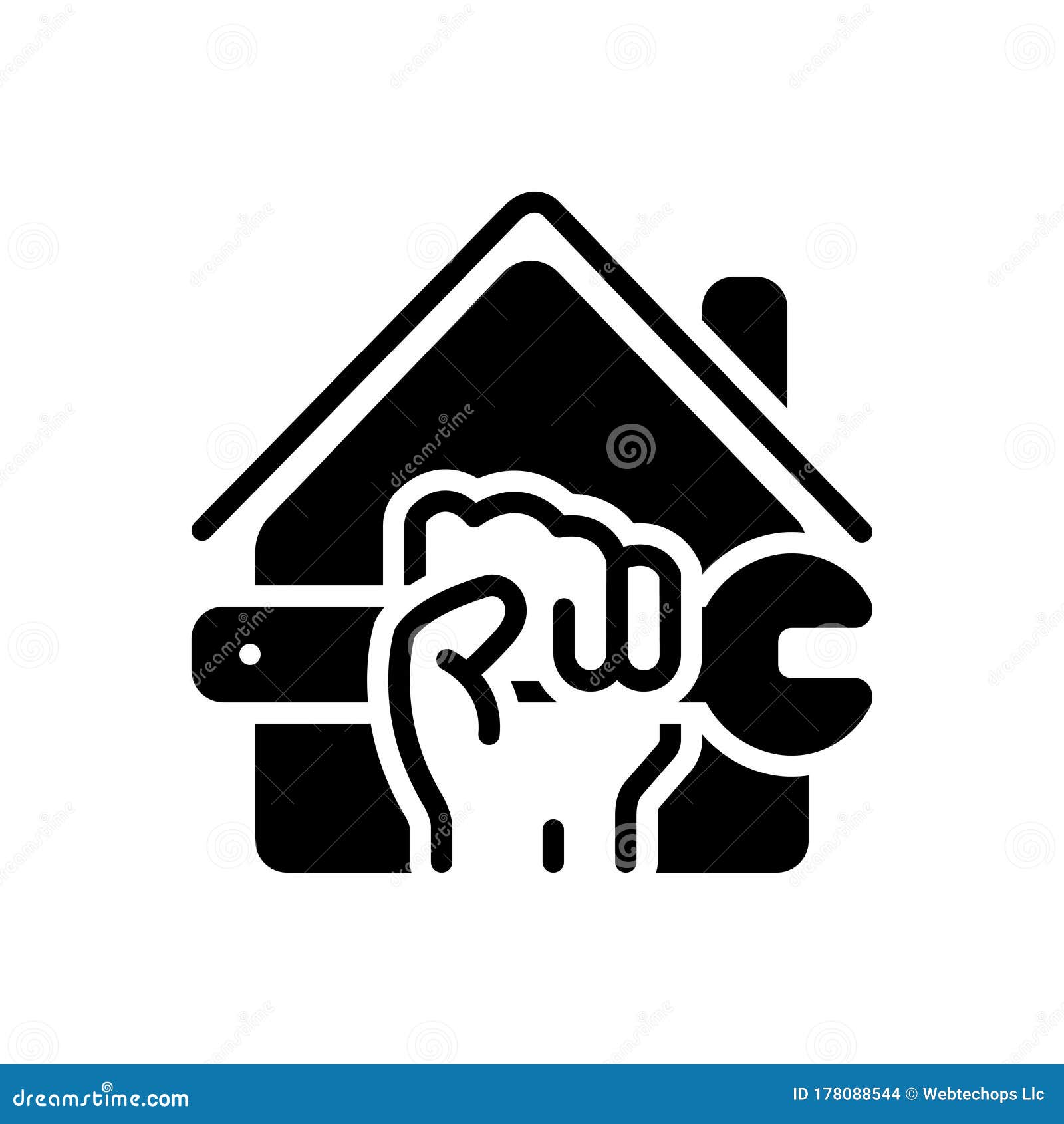 Black Solid Icon for Reform, Ameliorate and Perfectibility Stock Vector ...