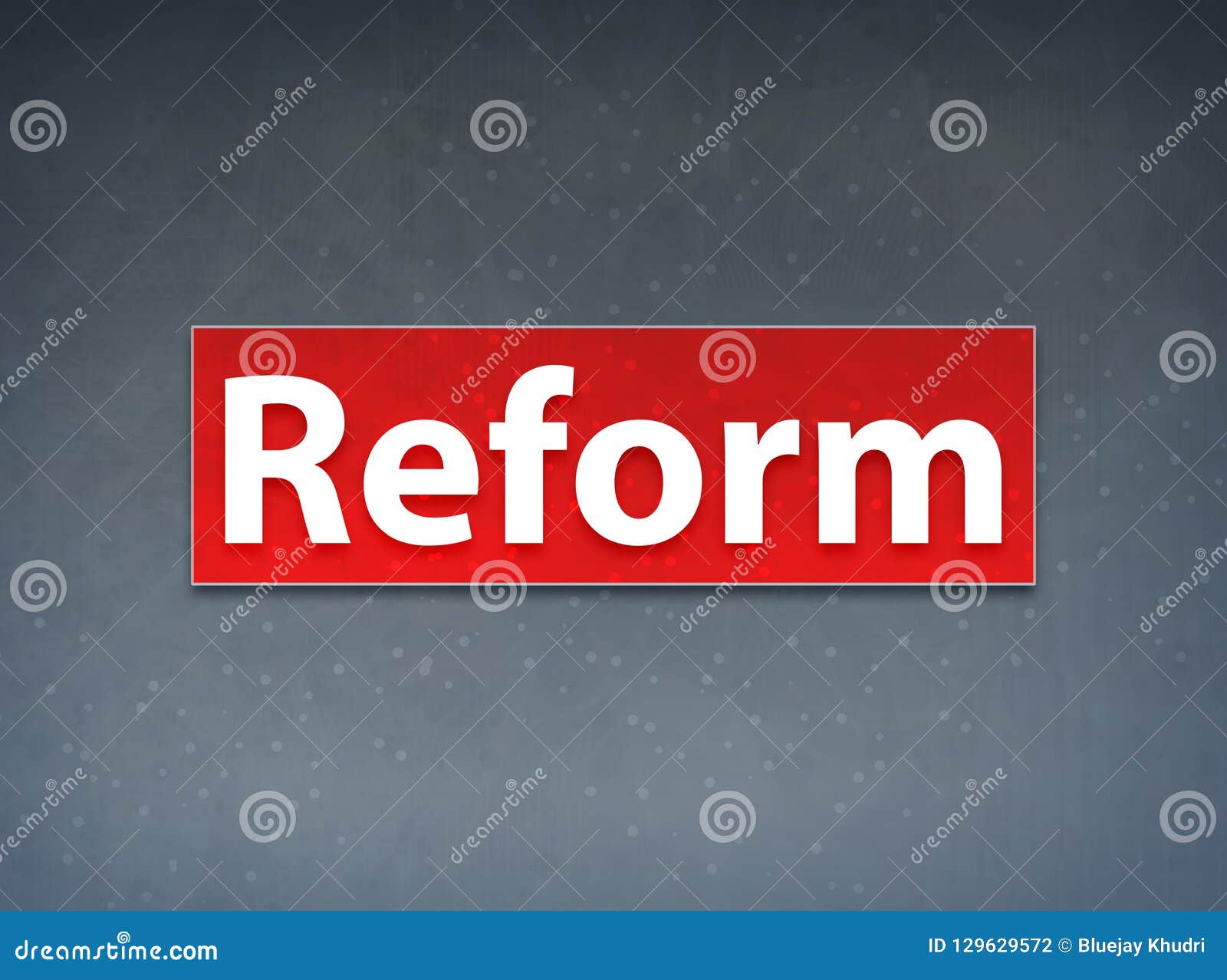 Reform Red Banner Abstract Background Stock Illustration - Illustration ...