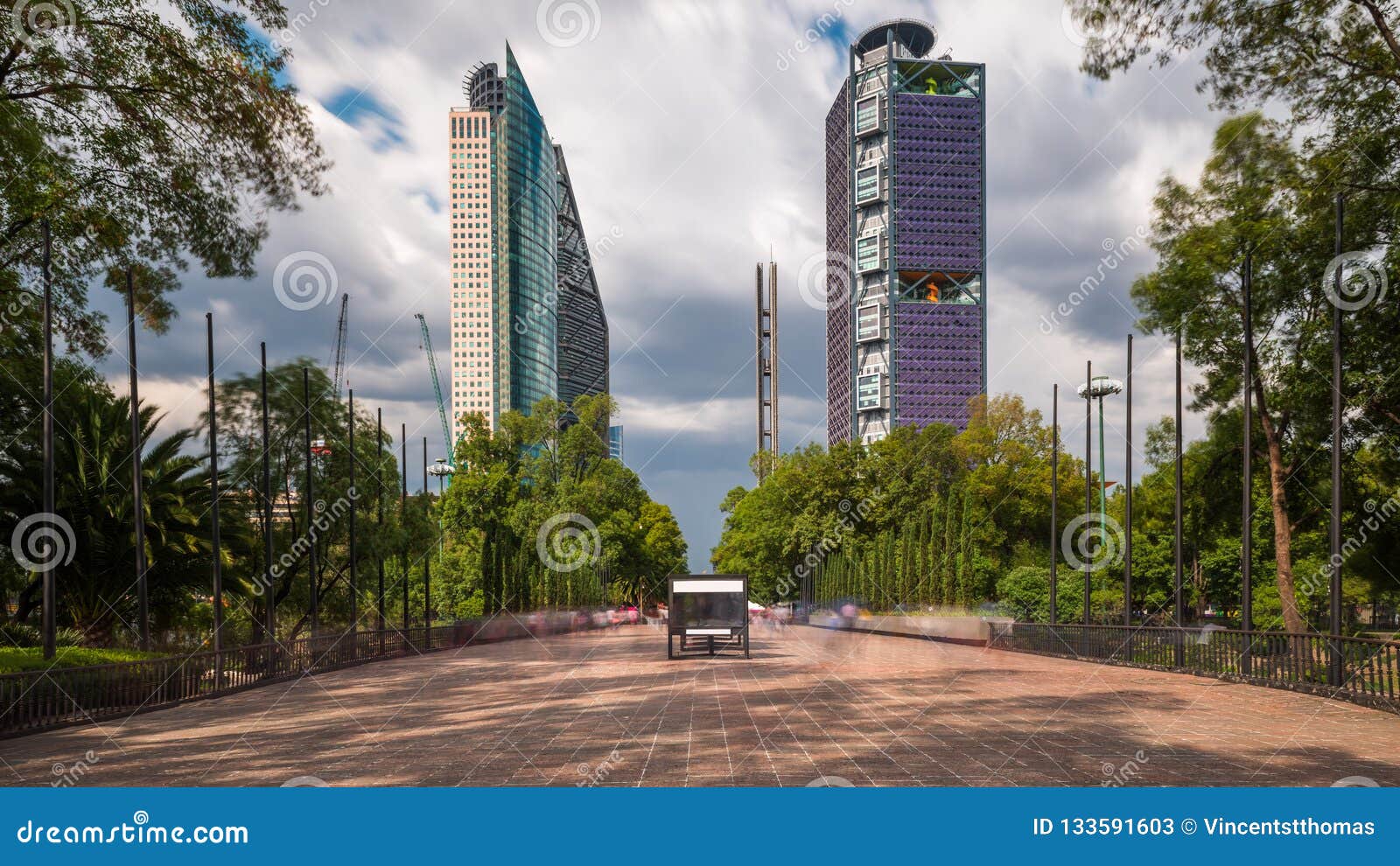 The Reforma District of Mexico City Editorial Stock Photo - Image of ...