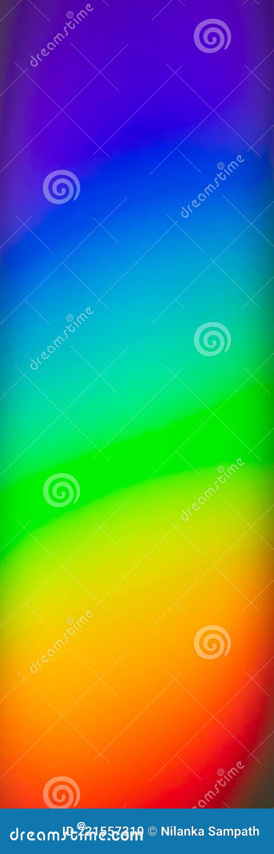 Refracted Colors Spectrum Of The Prism Projected Onto A Wall Stock ...