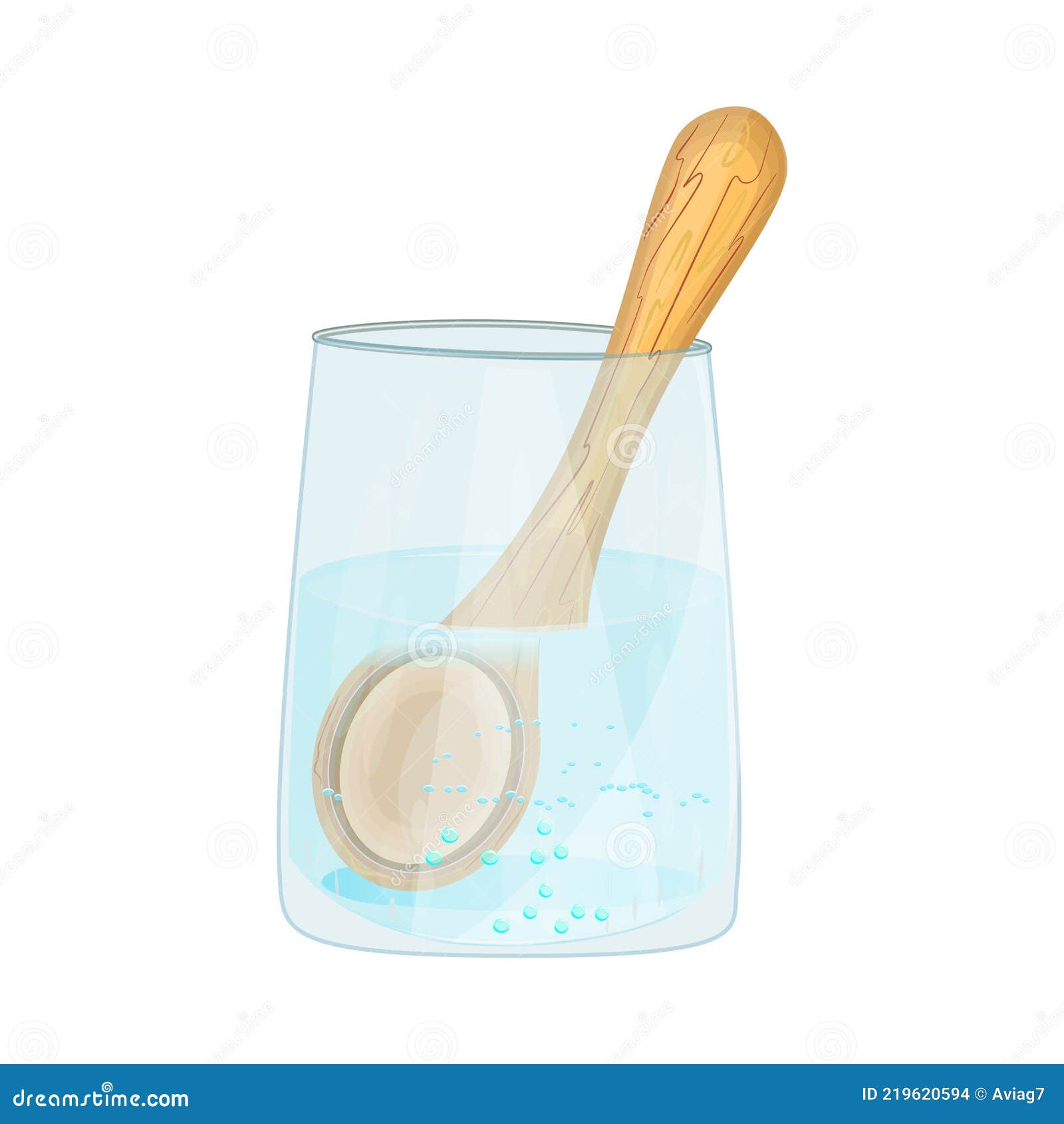 Refraction Through A Glass. Refraction Of Light. Cartoon Vector ...