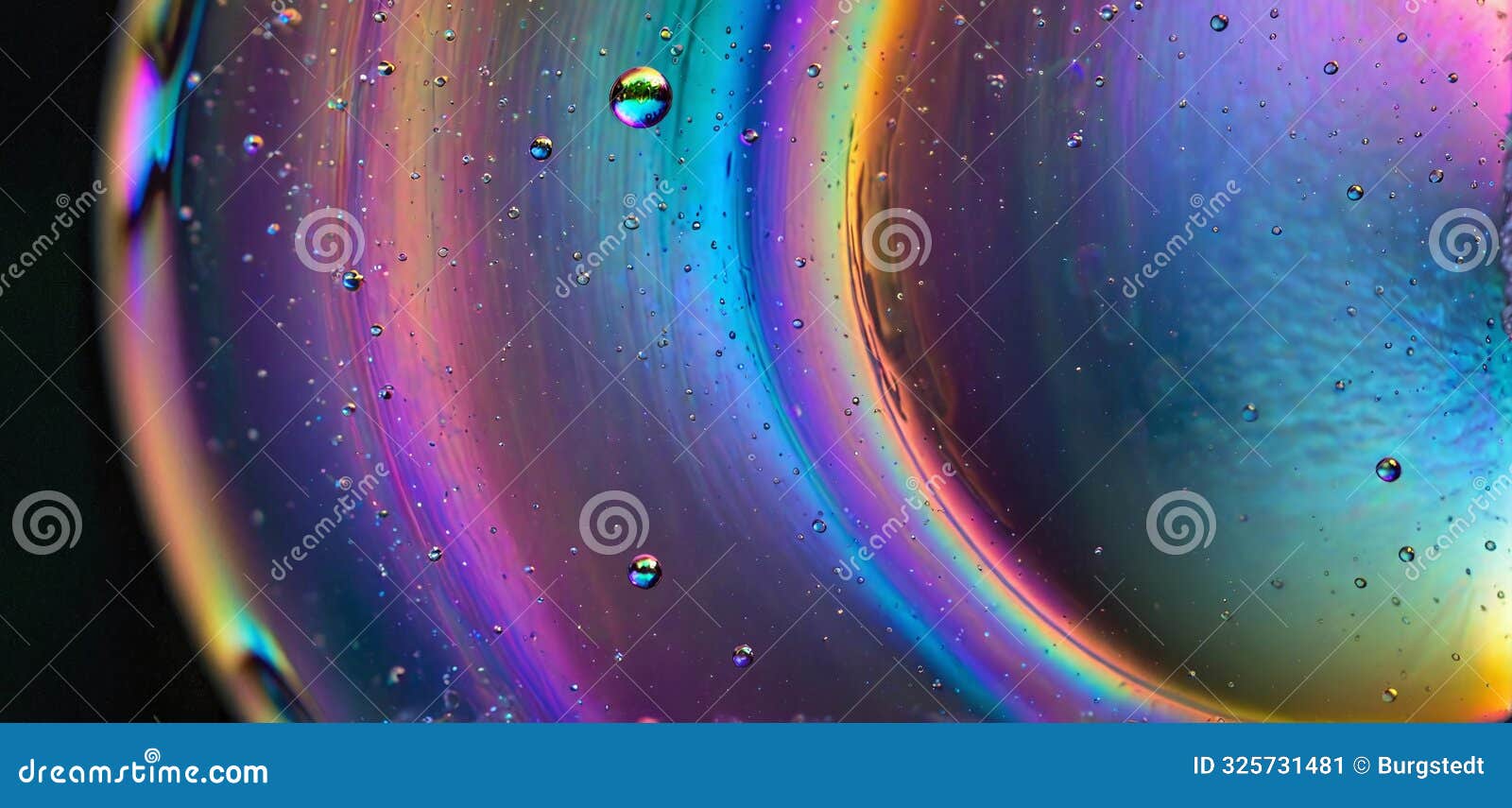 The Refraction and Interference of Light on the Thin Surface Layer of a Soap Bubble Causes it To ...