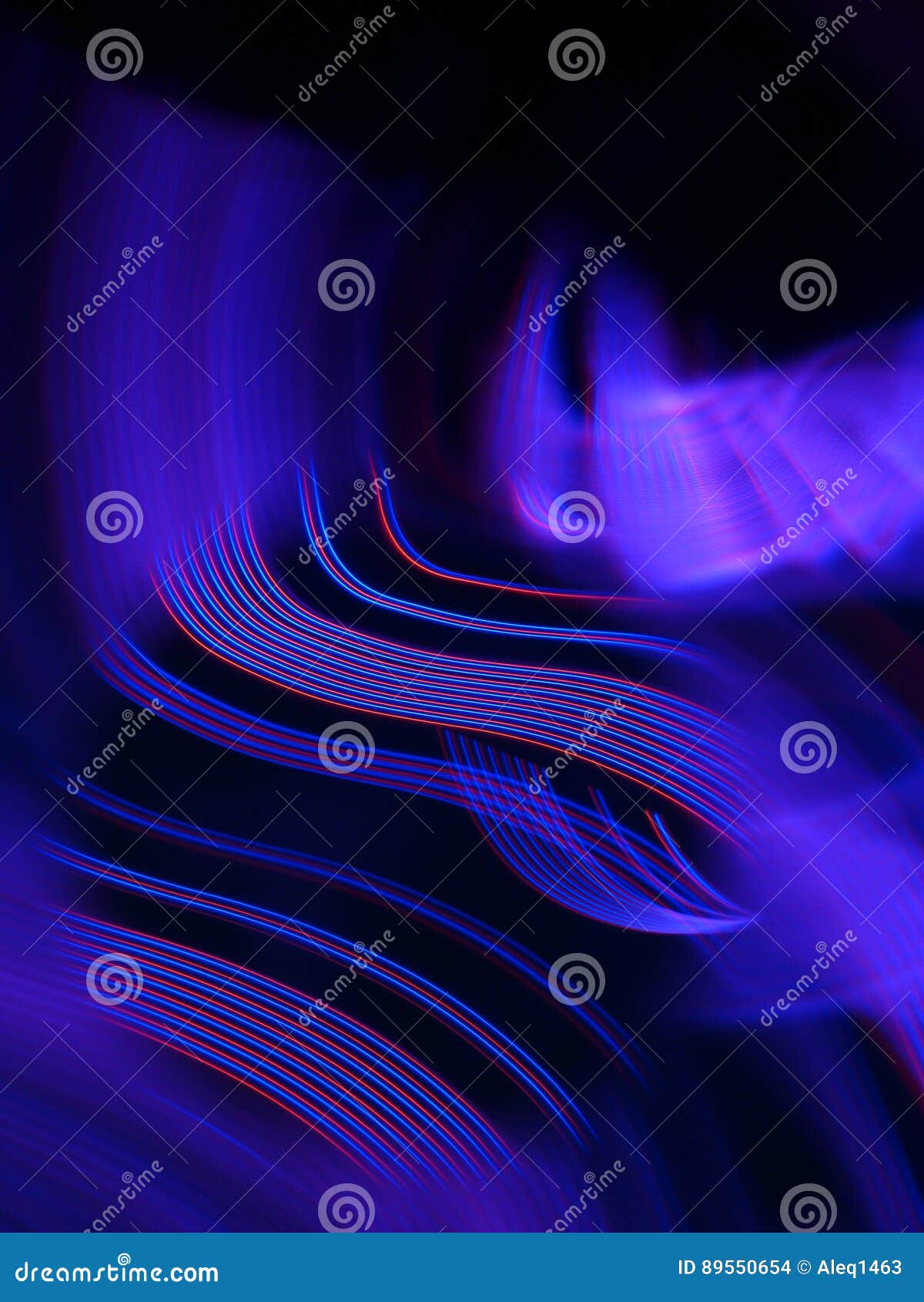 The Refraction of Light is Applied at Night Stock Illustration ...