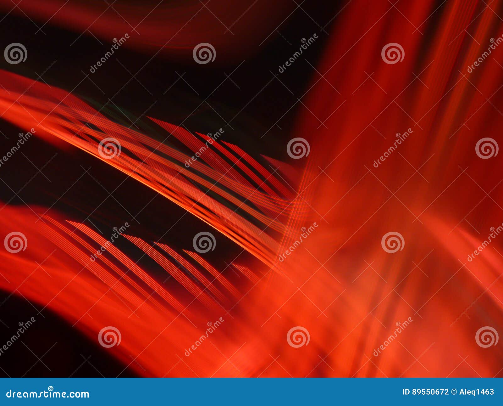 The Refraction of Light is Applied at Night Stock Illustration ...