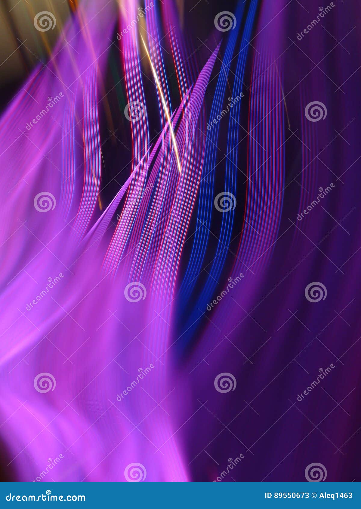 The Refraction of Light is Applied at Night Stock Illustration ...