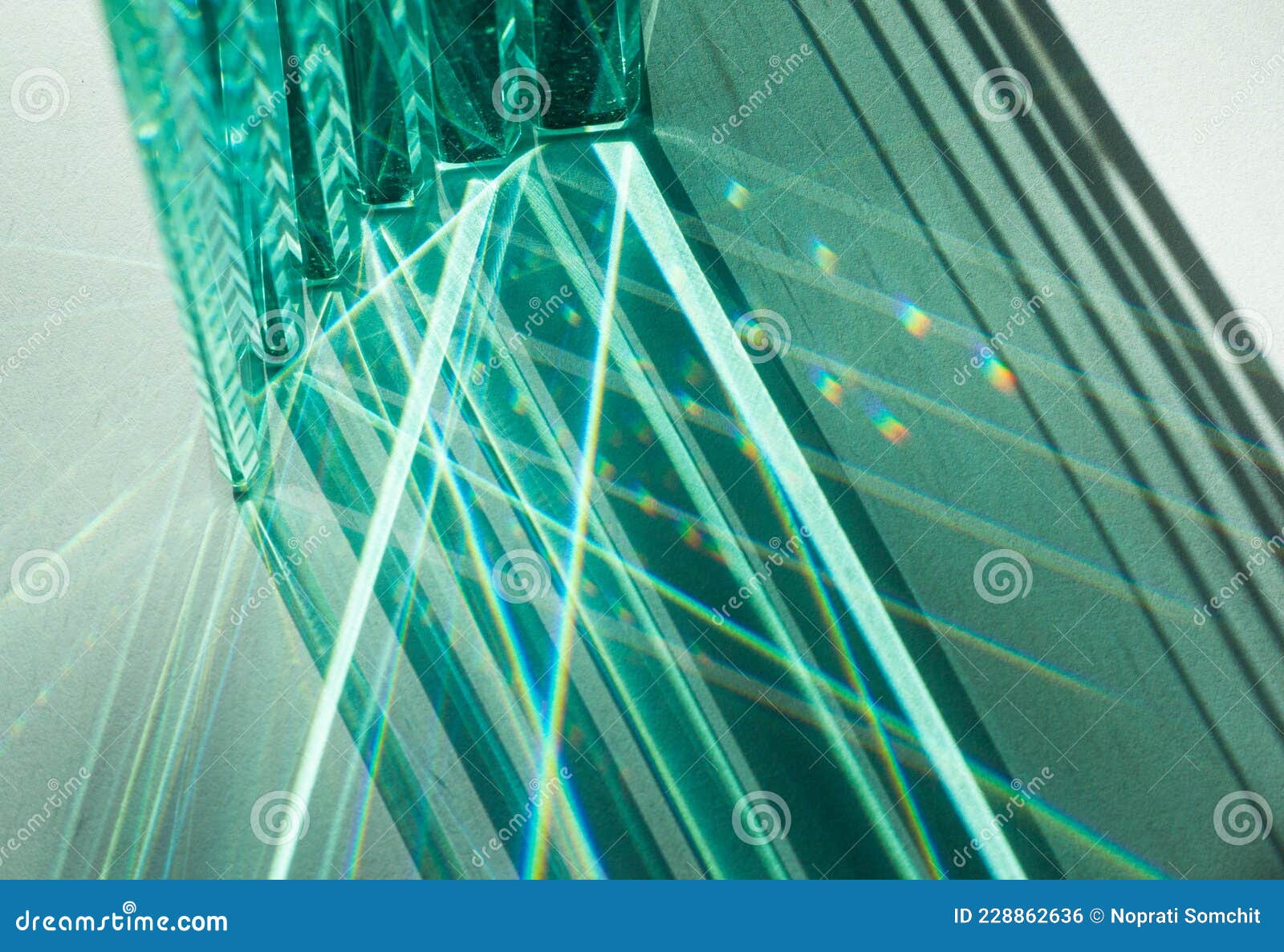 Beam of Light through Glass Stock Photo - Image of decoration, abstract ...