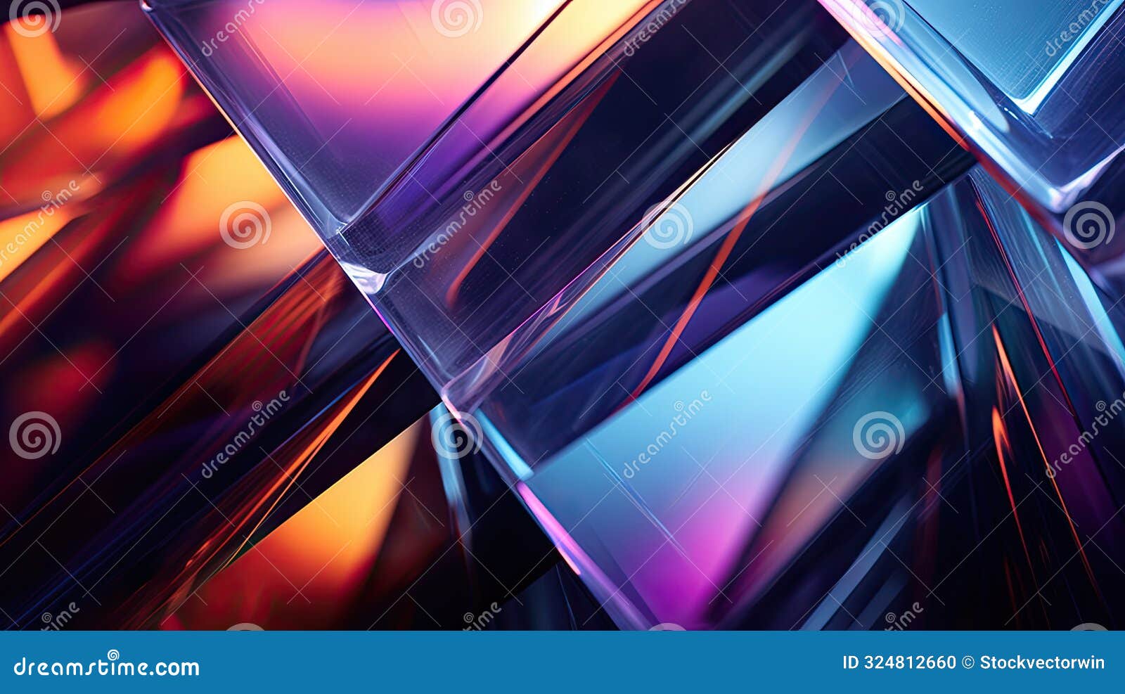 Refraction Light and Dark Abstract Stock Illustration - Illustration of ...
