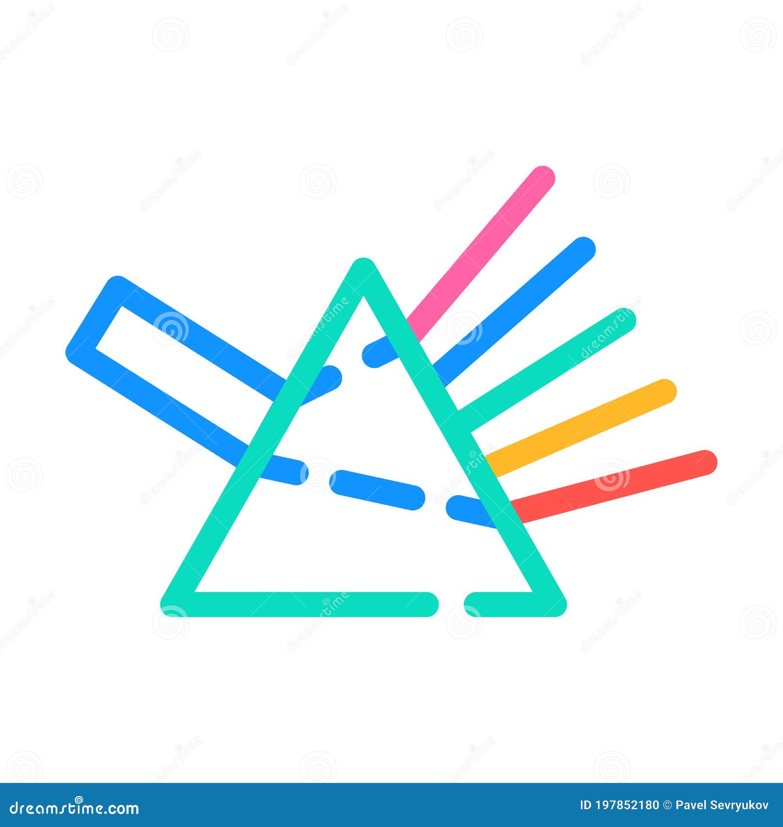 Refraction Icon. Trendy Refraction Logo Concept On White Backgro ...