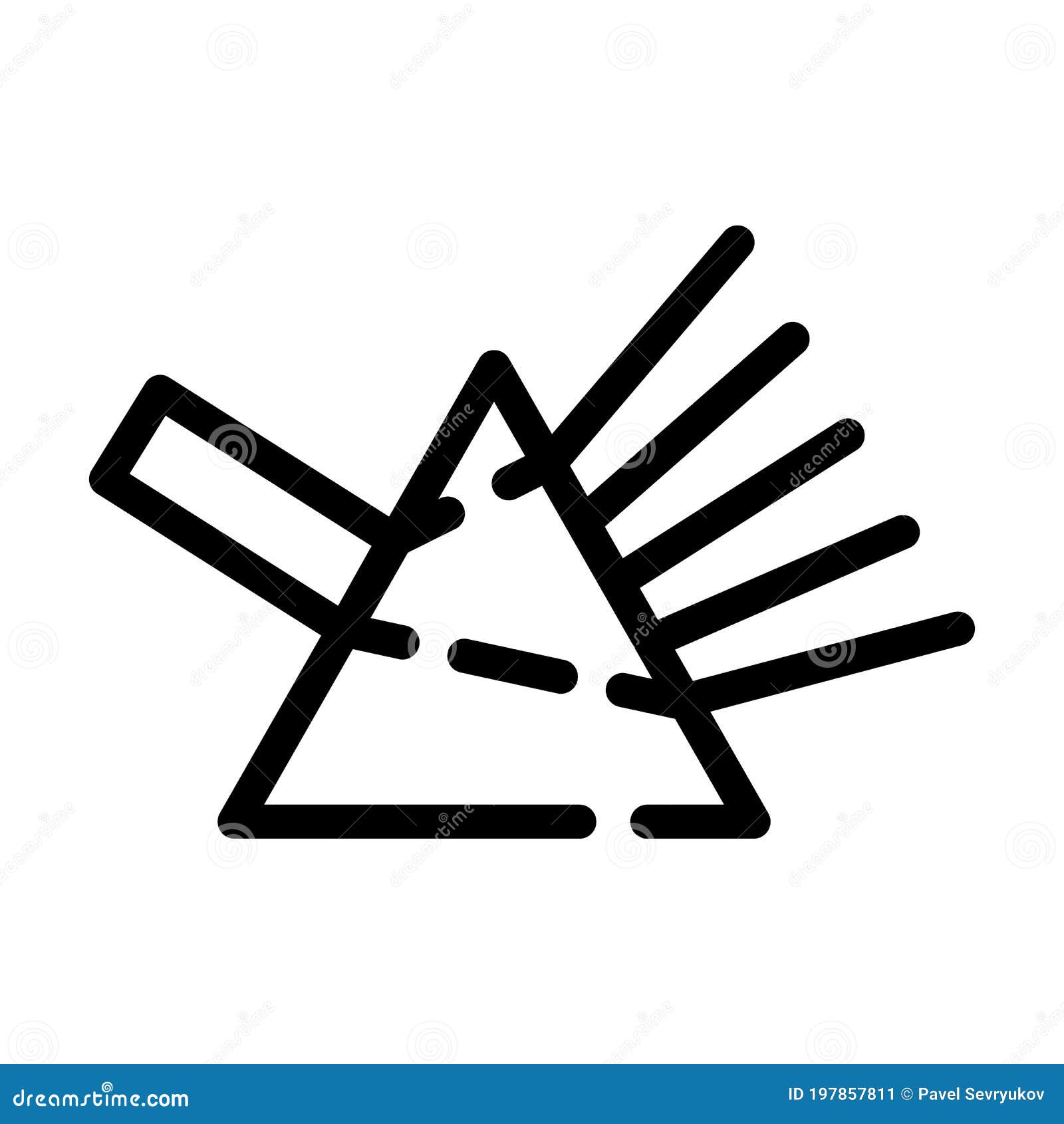 Refraction Icon Vector Isolated On White Background, Refraction Sign ...