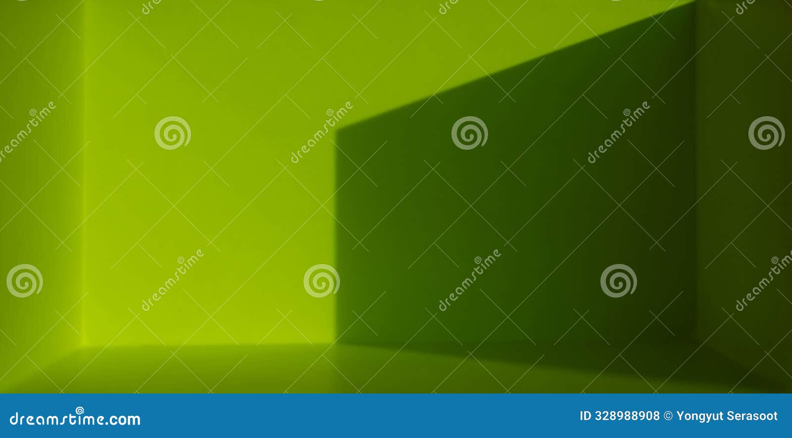 Refraction of Light and Shadow, Green, Fresh Inside the Building of ...