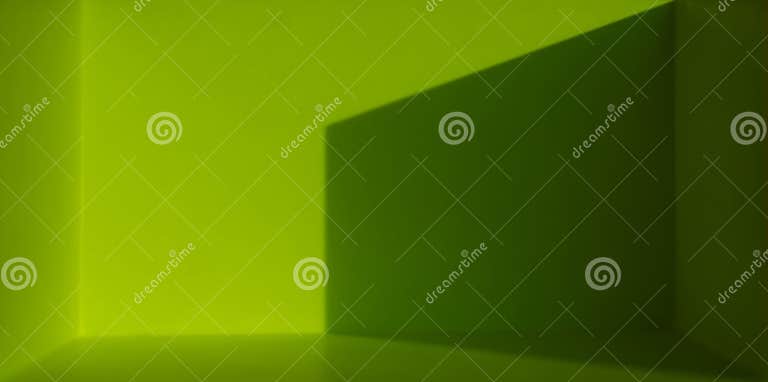 Refraction of Light and Shadow, Green, Fresh Inside the Building of ...