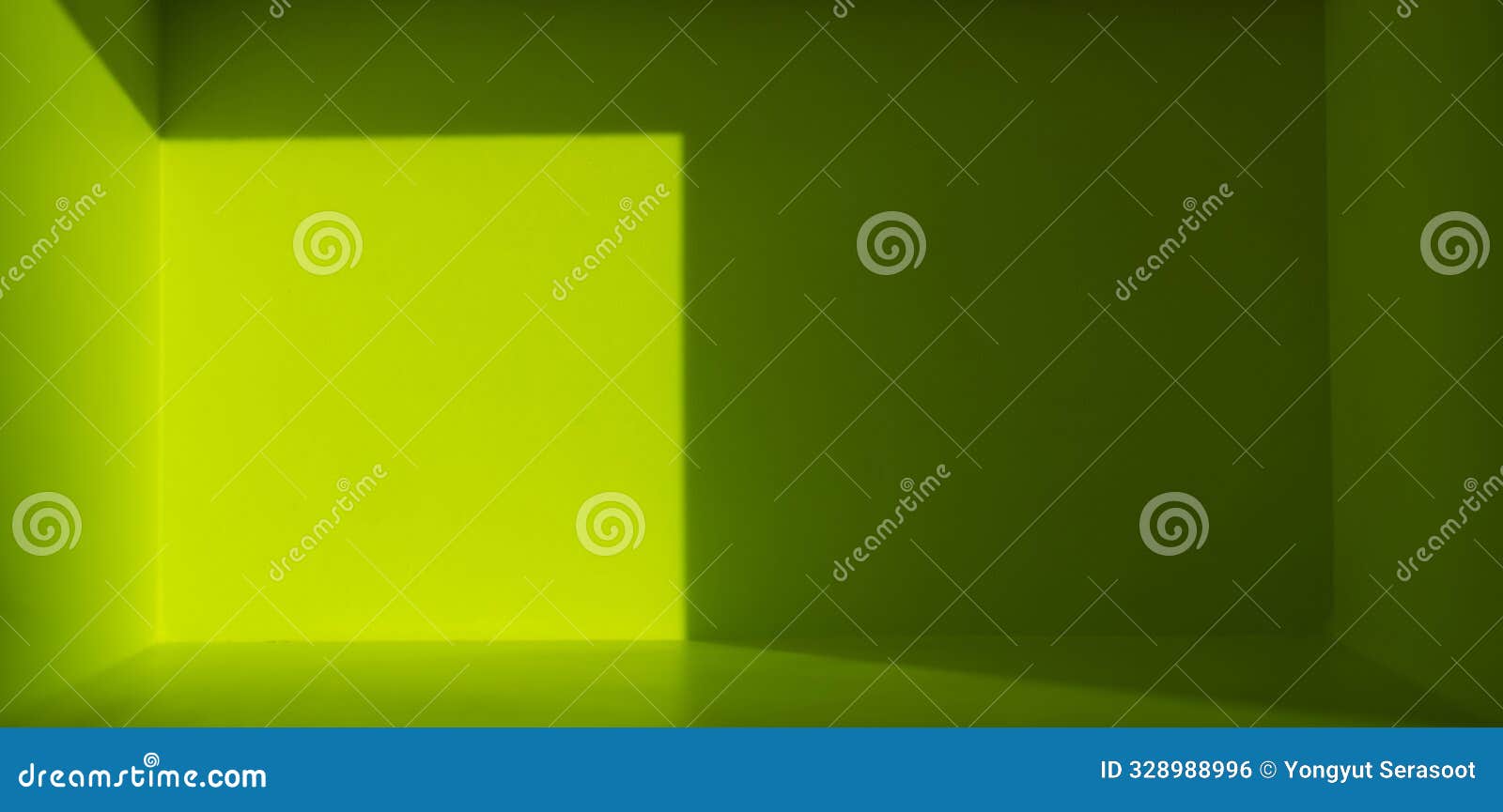 Refraction of Light and Shadow, Green, Fresh Inside the Building of ...